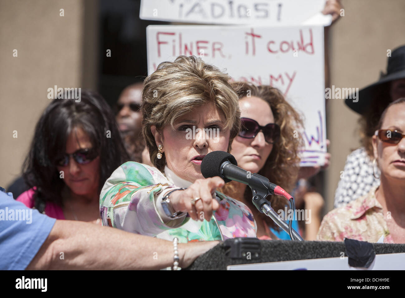 San Diego, California, USA. 18th Aug, 2013. Surrounded by several ...