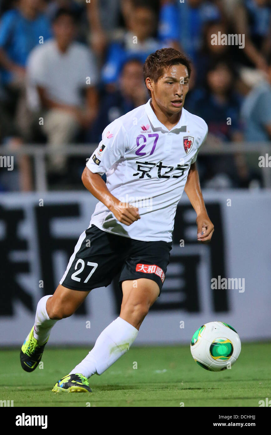 Kanagawa, Japan.. 18th Aug, 2013. Riki Harakawa (Sanga), AUGUST 18 ...