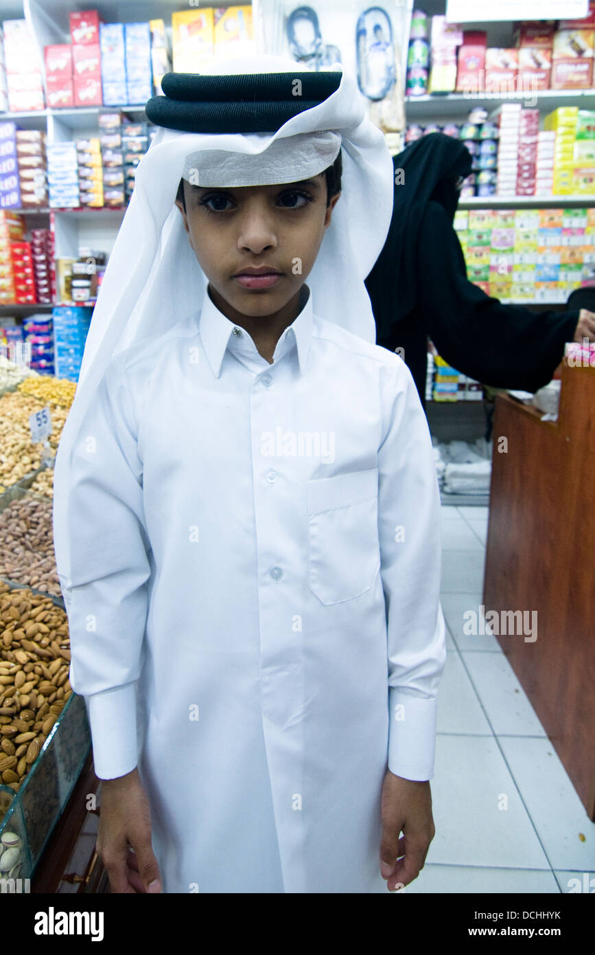 Qatari boy portrait hi-res stock photography and images - Alamy
