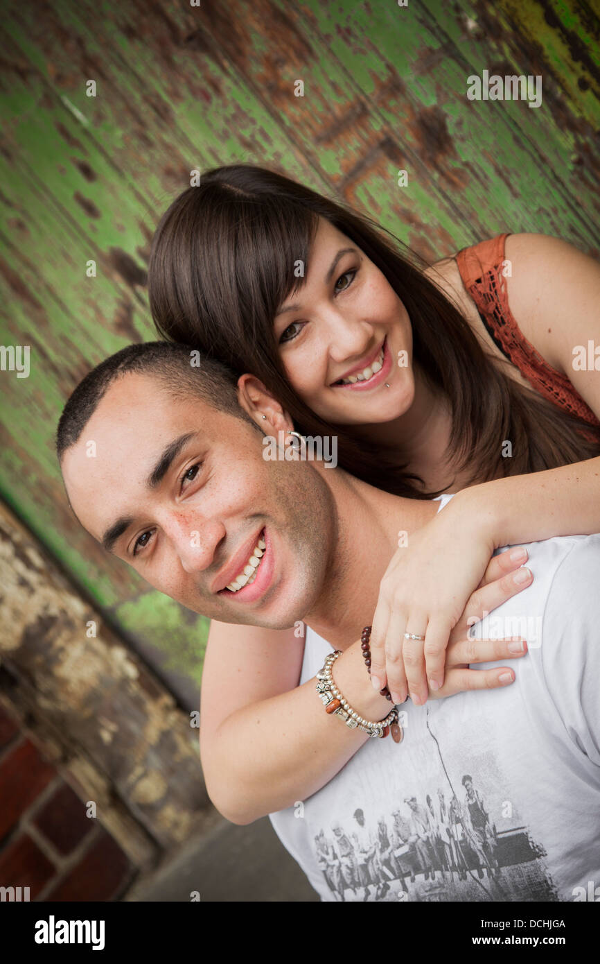 Happy romantic couple Stock Photo - Alamy
