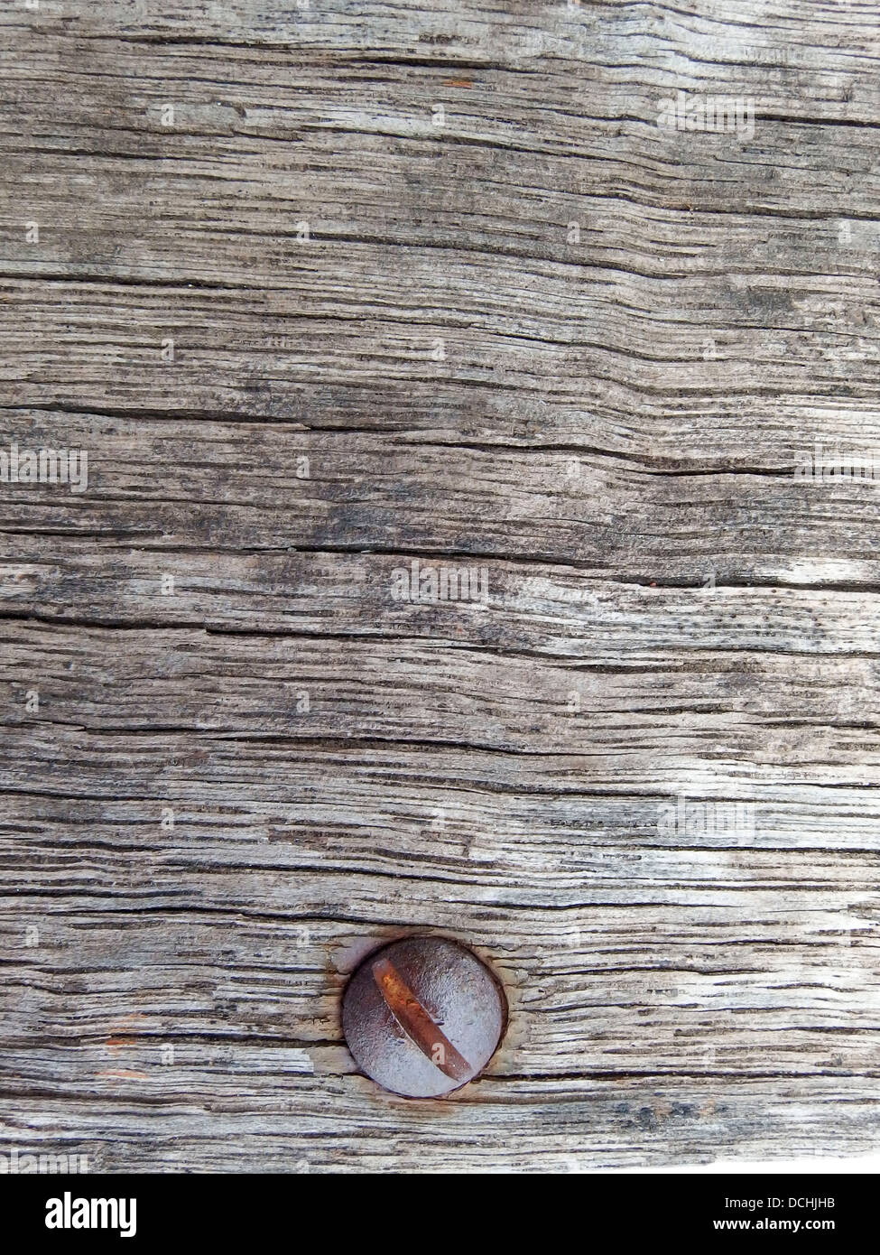 Wooden texture background with Head bolts Stock Photo - Alamy