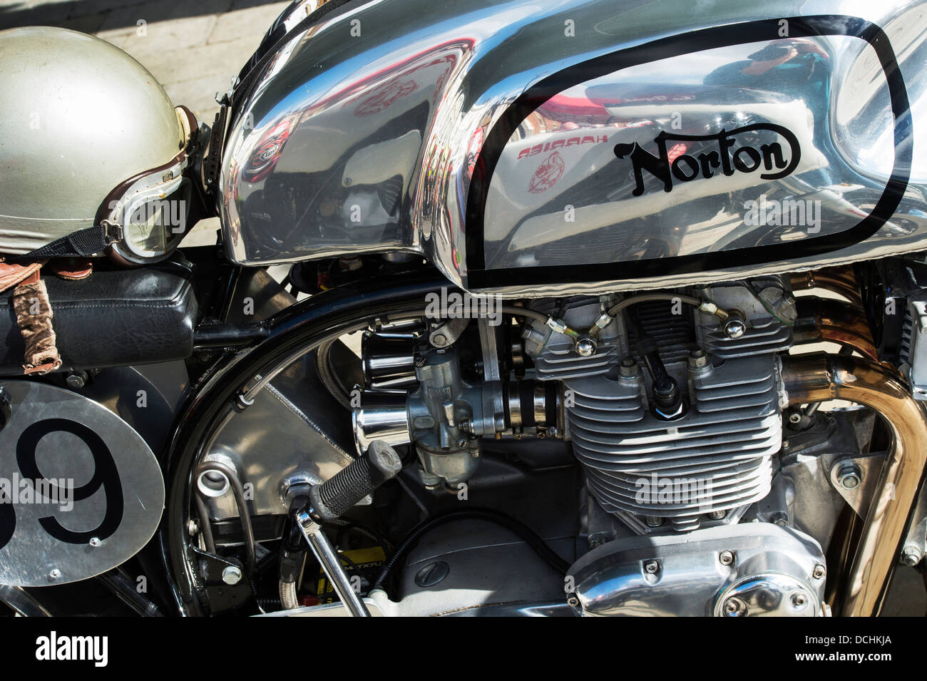 1963 Manx Norton Café racer motorcycle with a Triumph T150 engine ...