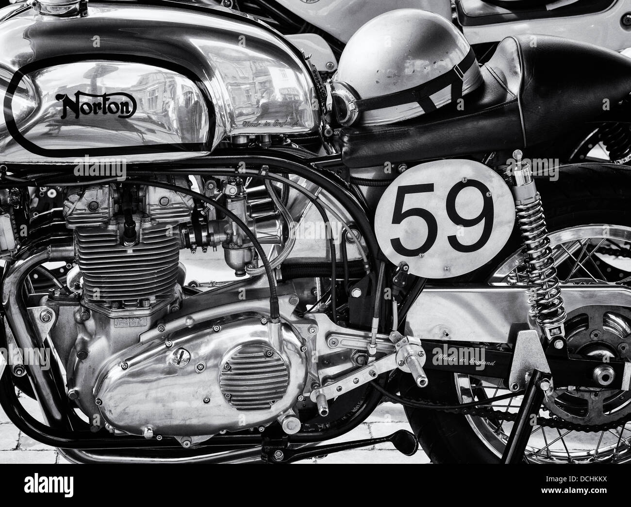 1963 Manx Norton Café racer motorcycle with a Triumph T150 engine ...