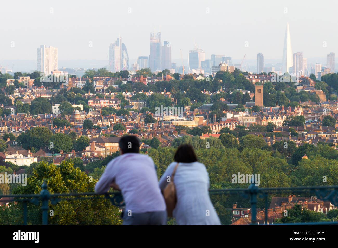 View over North London from Alexandra Palace Park Stock Photo - Alamy
