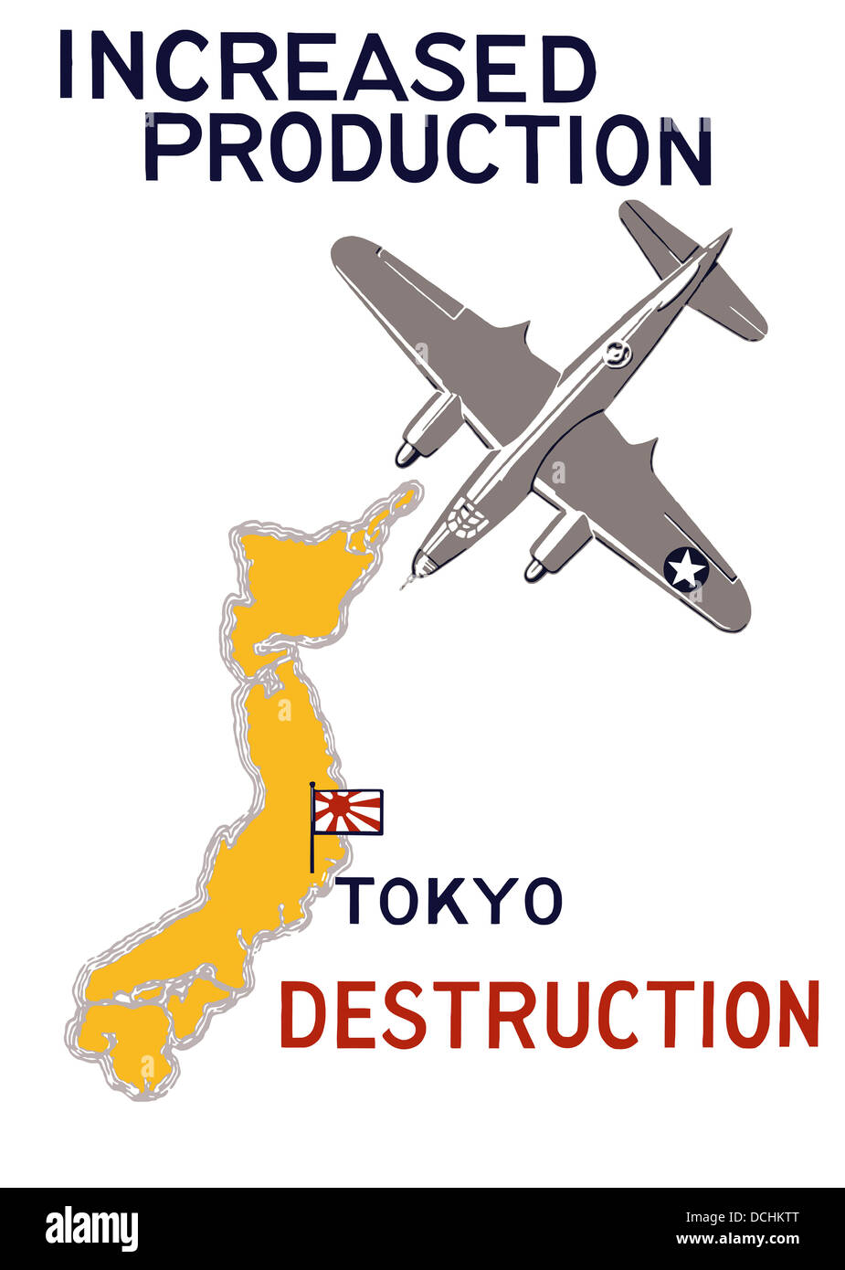 Japanese Propaganda Poster World War Stock Photos & Japanese Propaganda ...