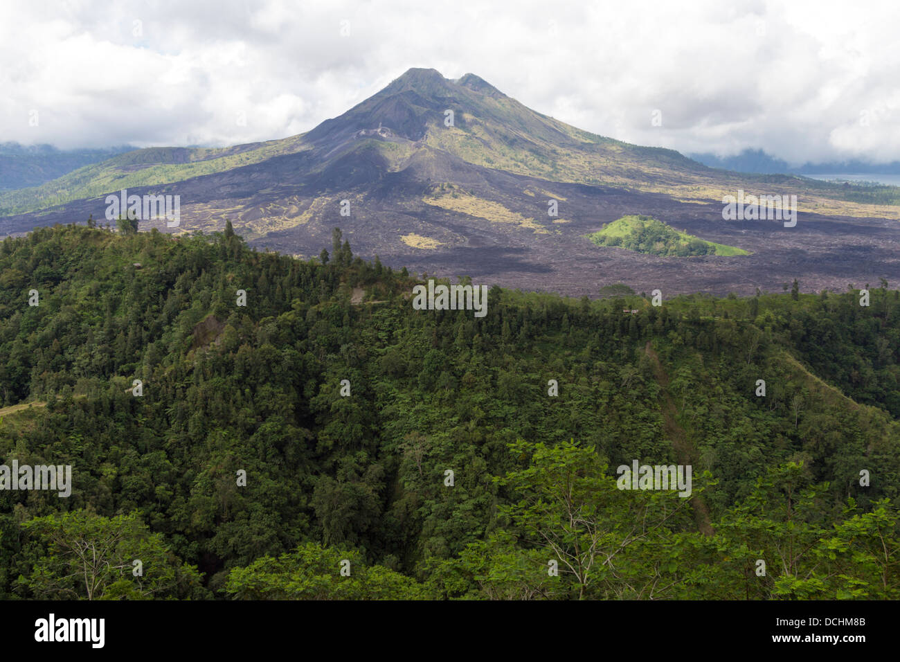 Mount Gunung Batur Volcano - Bali - Indonesia Stock Photo - Alamy