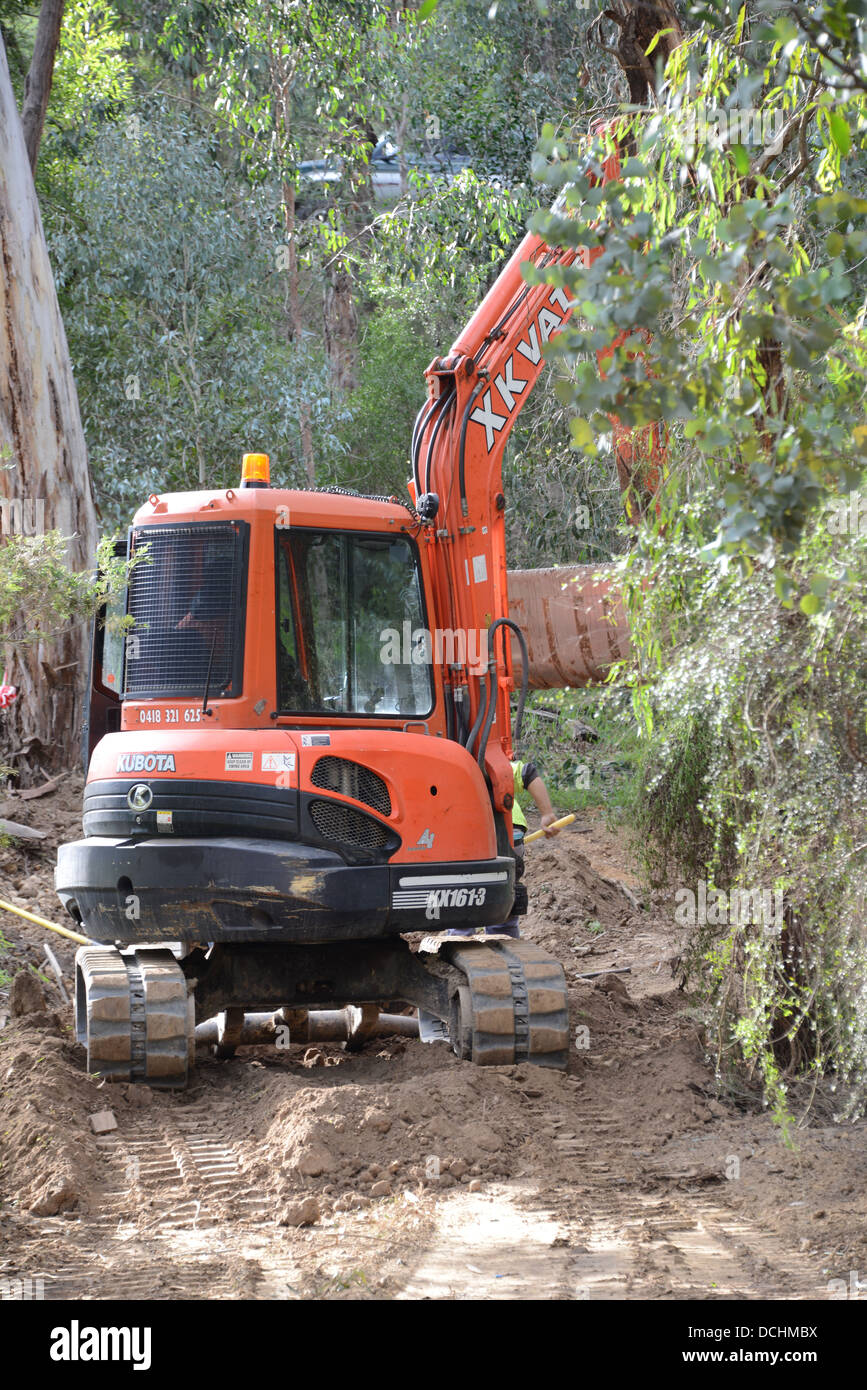 Orange digger hi-res stock photography and images - Alamy