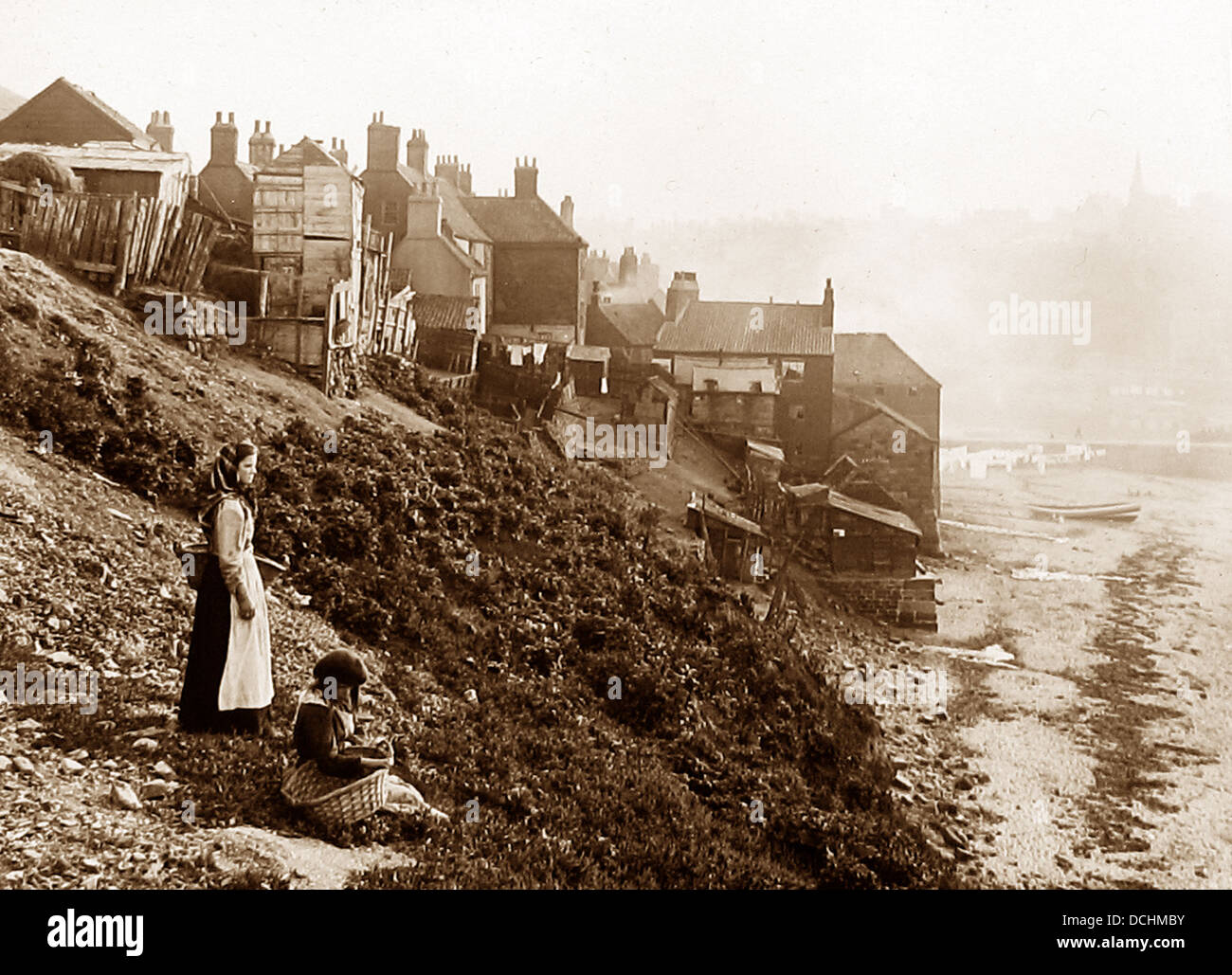 Whitby Victorian period Stock Photo - Alamy