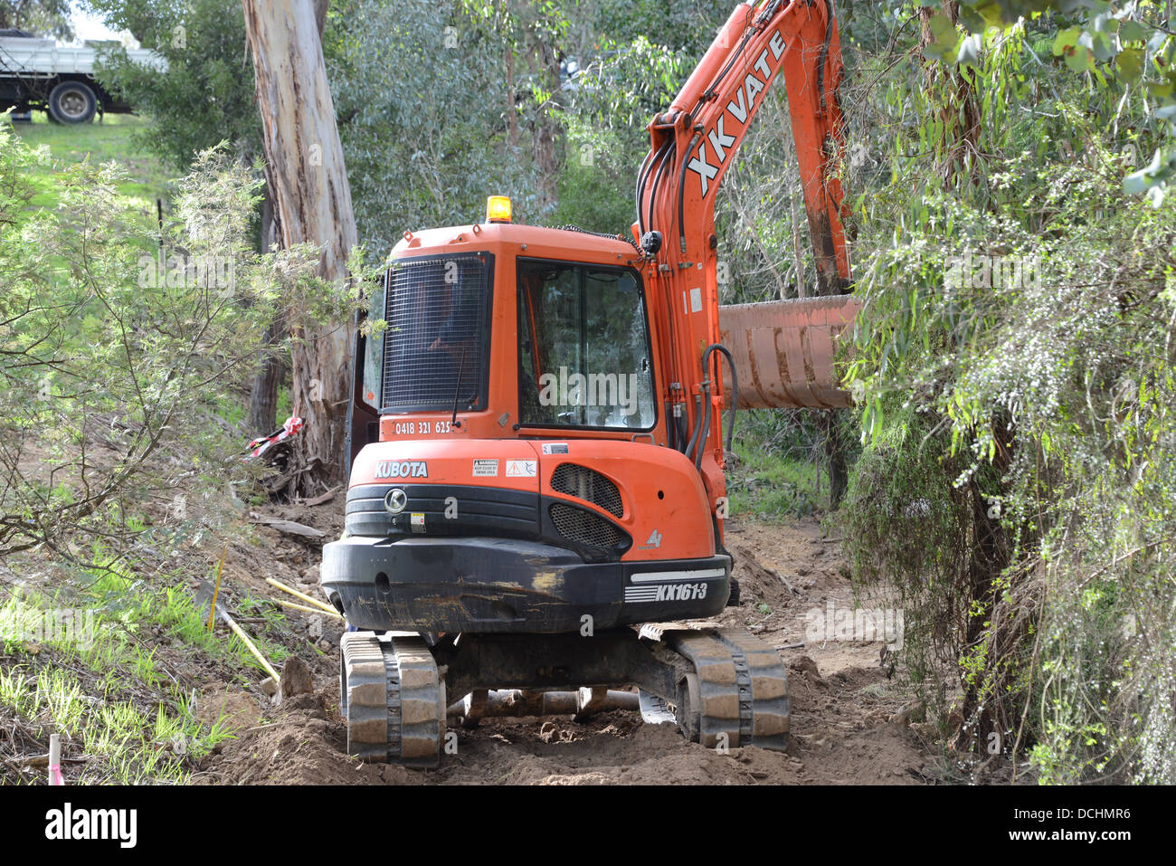 Orange digger hi-res stock photography and images - Alamy