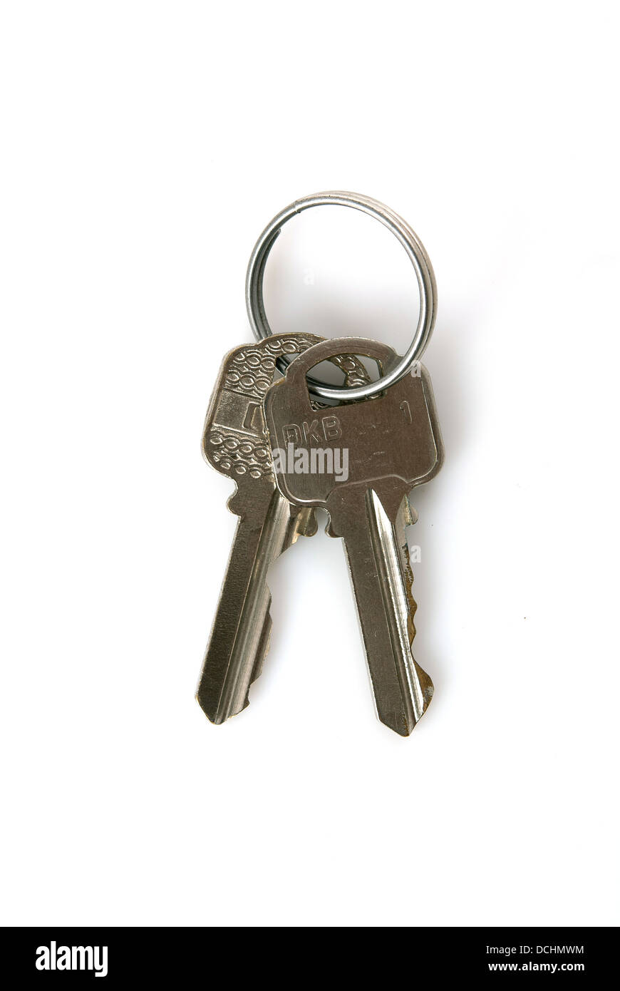 Key isolated on white background Stock Photo - Alamy