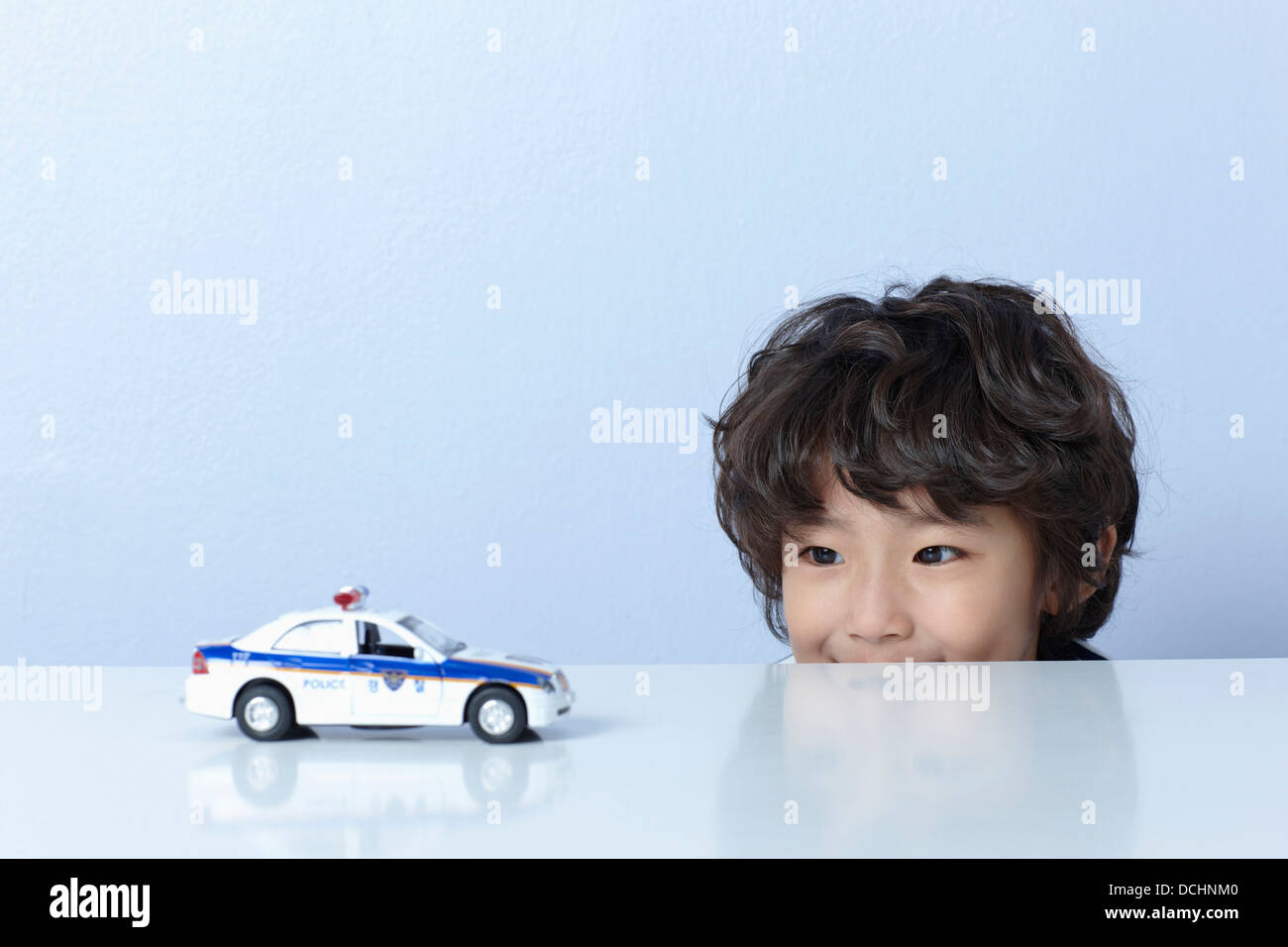 Boy police car hi-res stock photography and images - Alamy