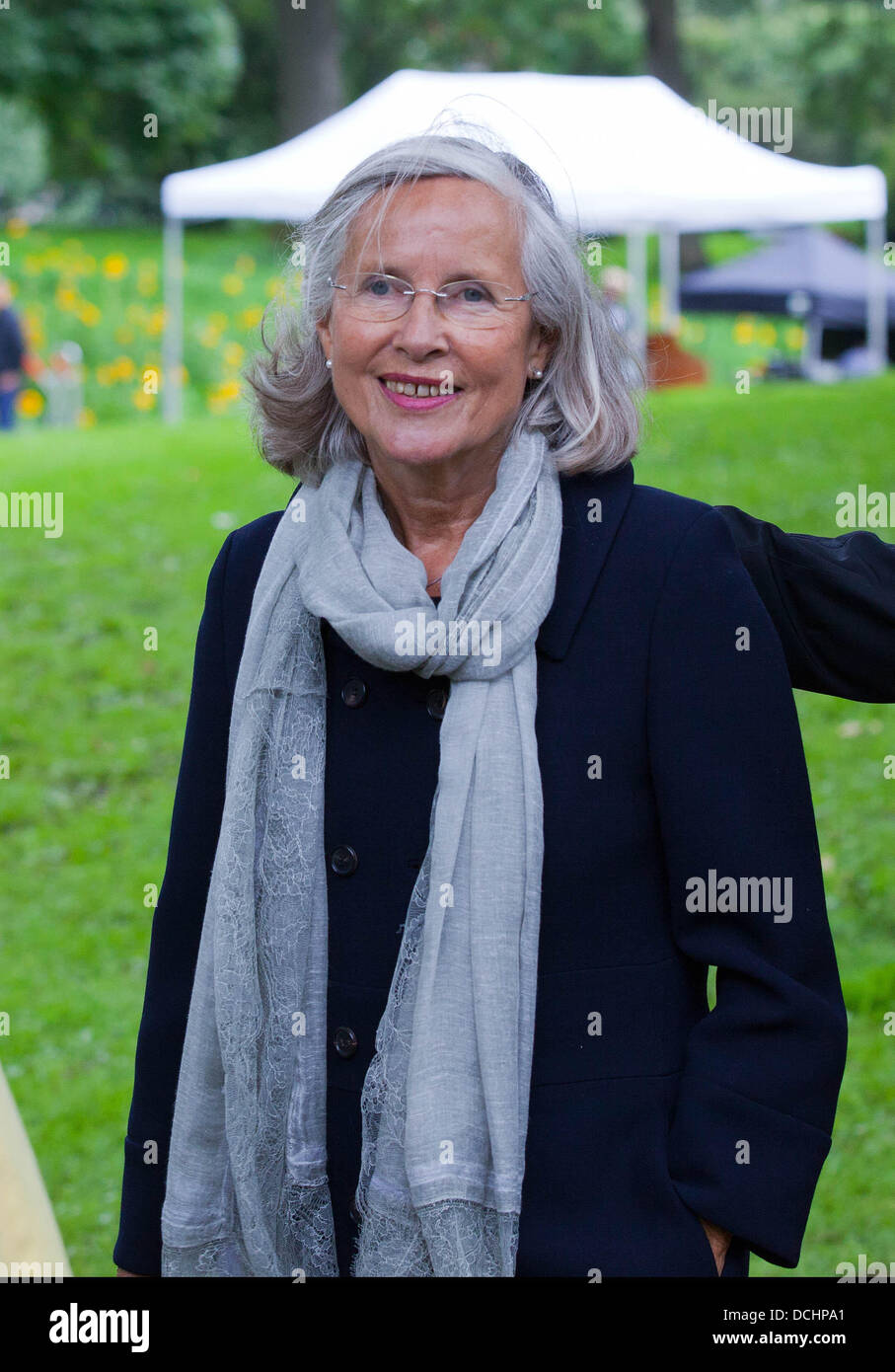 Oslo, Norway. 18th Aug, 2013. Marit Tjessem, mother of Crown Princess ...