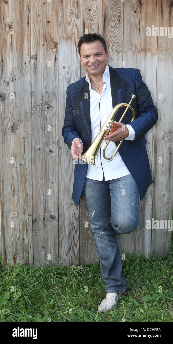 Austrian musician Markus Wolfahrt poses prior to an Open Air concert in ...