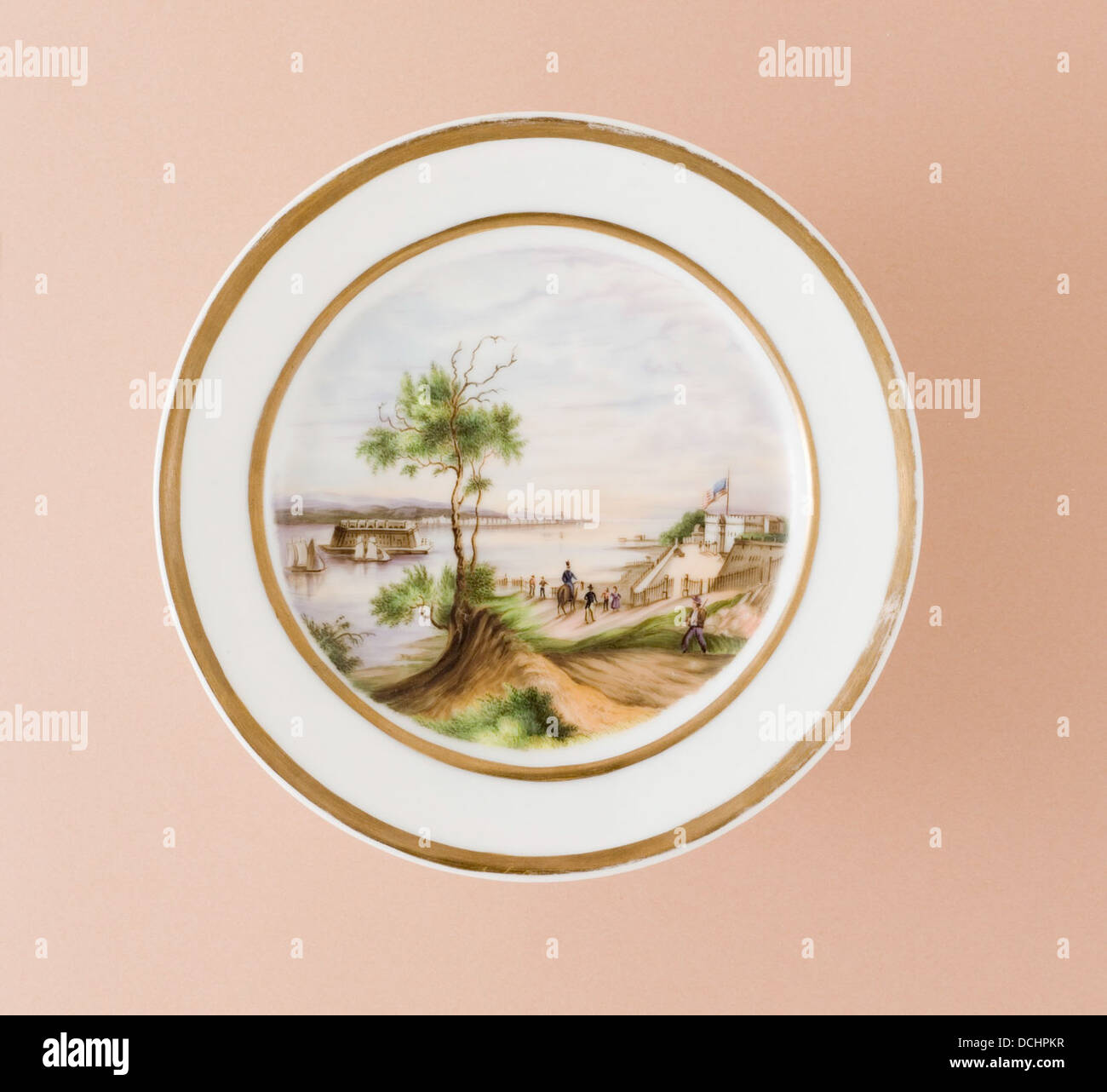 These two plates from the LACMA collection represent historical ceramic ...