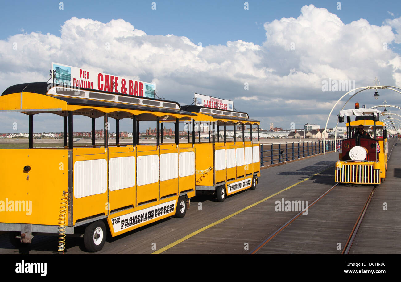 Southport Pier Tramway Stock Photo - Alamy