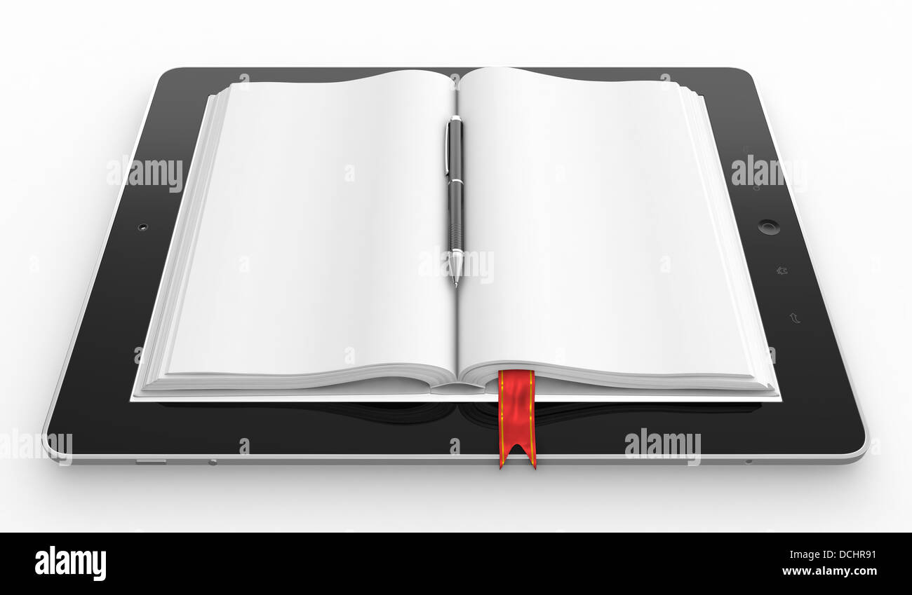 3D illustration of digital library concept Stock Photo - Alamy