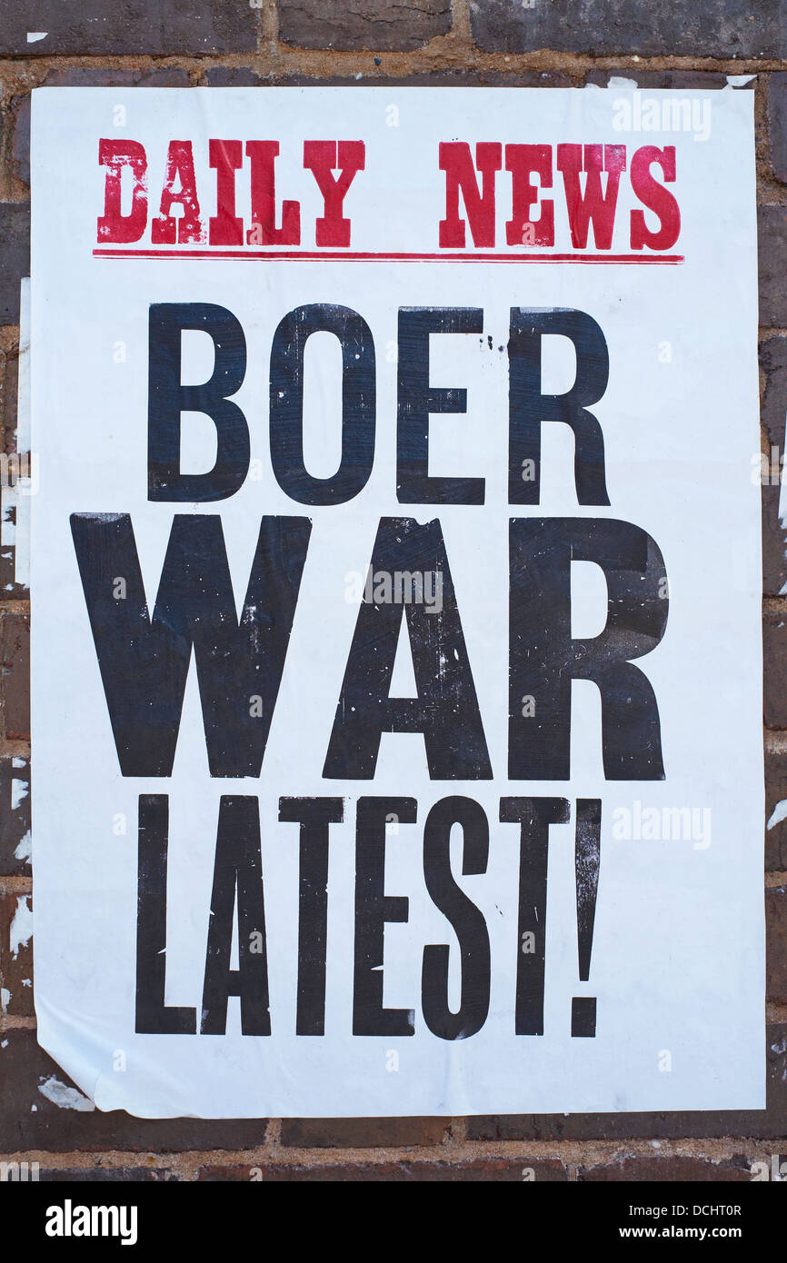 Boer war poster hi-res stock photography and images - Alamy