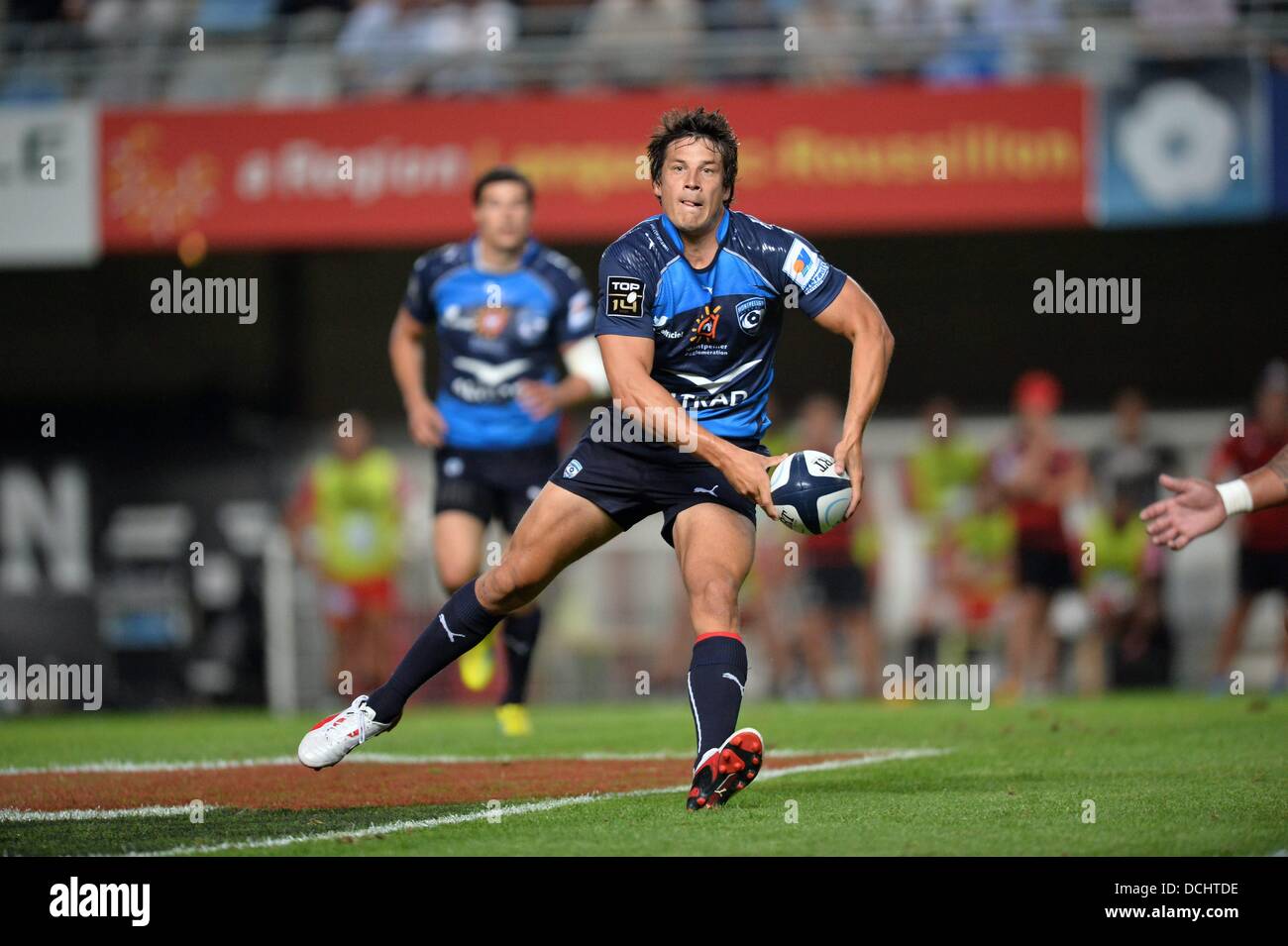 Montpellier, France. 16th Aug, 2013. Francois Trinh Duc (mon) during ...