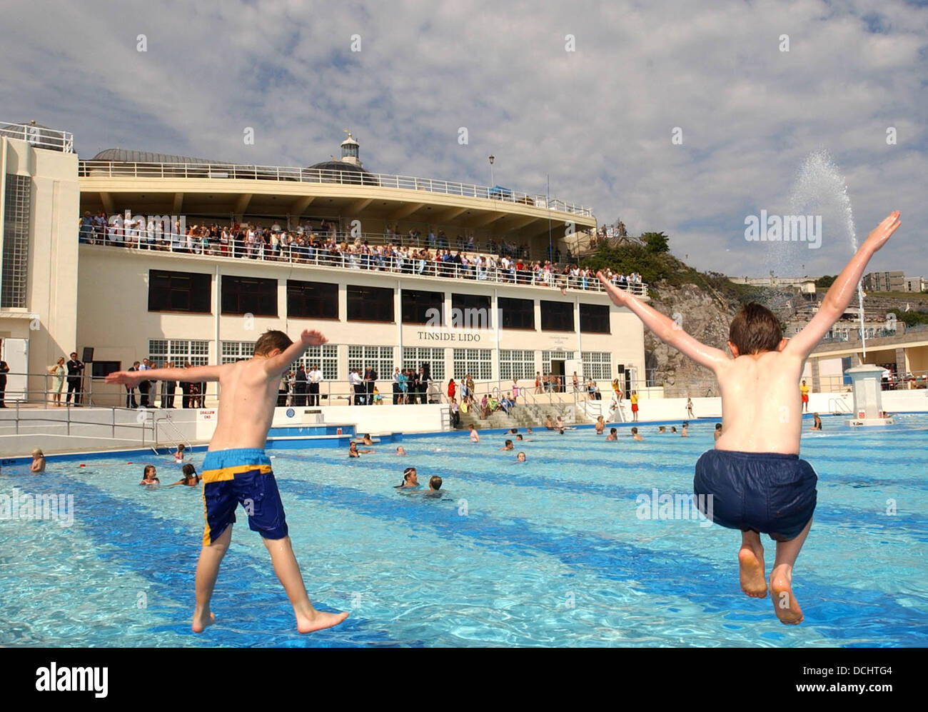 The famous Plymouth Tinside Pool Stock Photo - Alamy