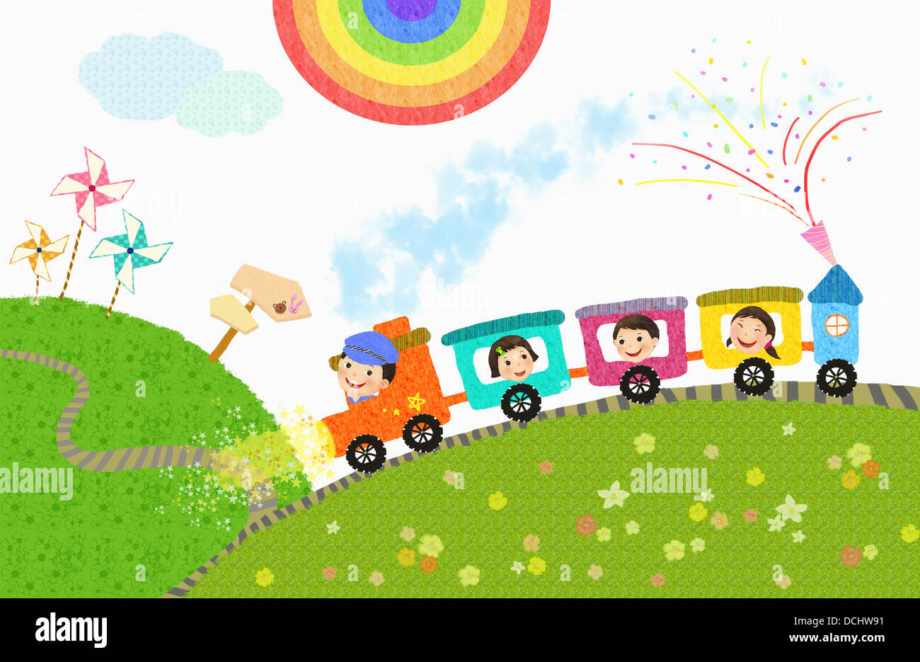 Smile smiley face train hi-res stock photography and images - Alamy