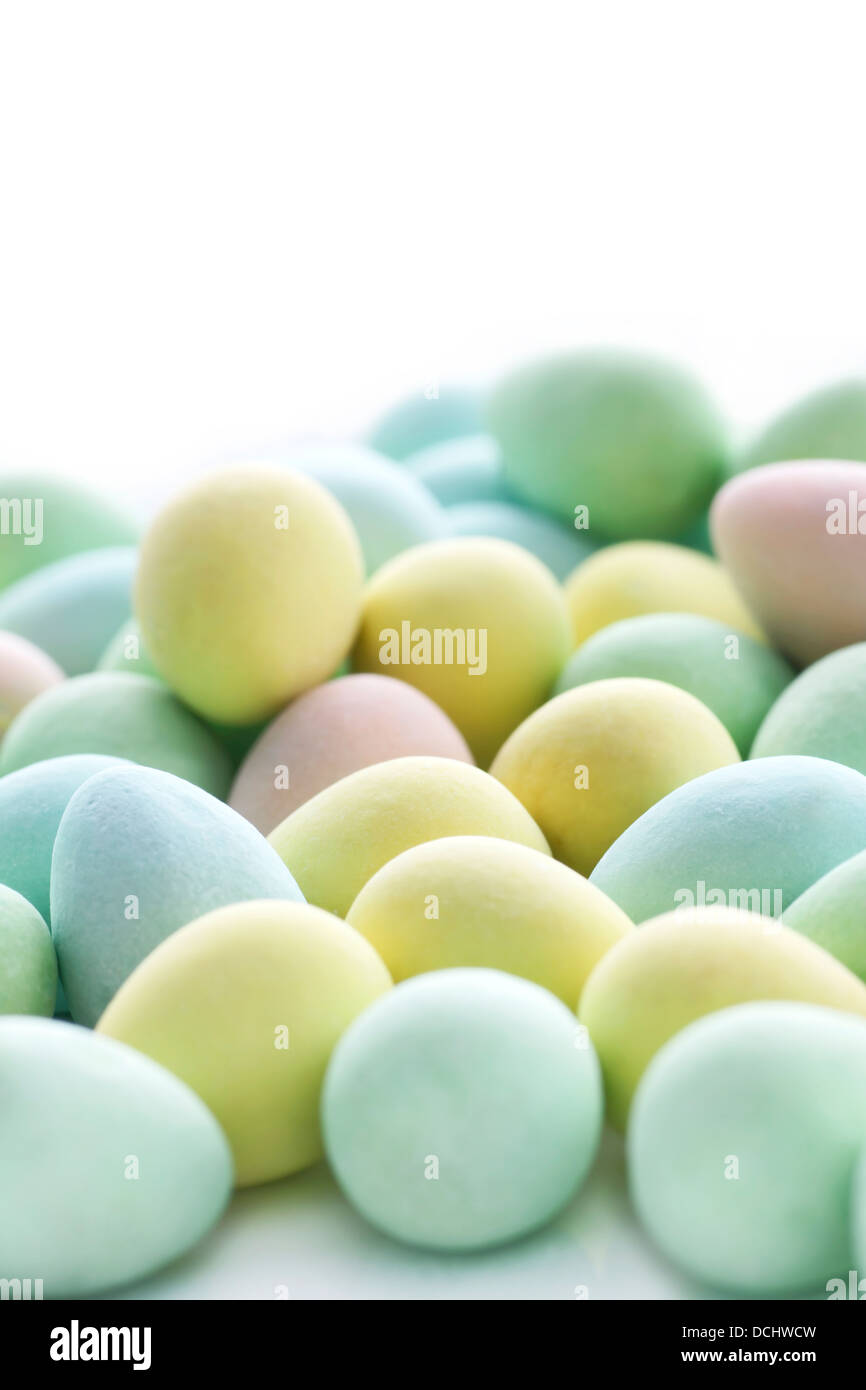 High key Easter eggs Stock Photo - Alamy