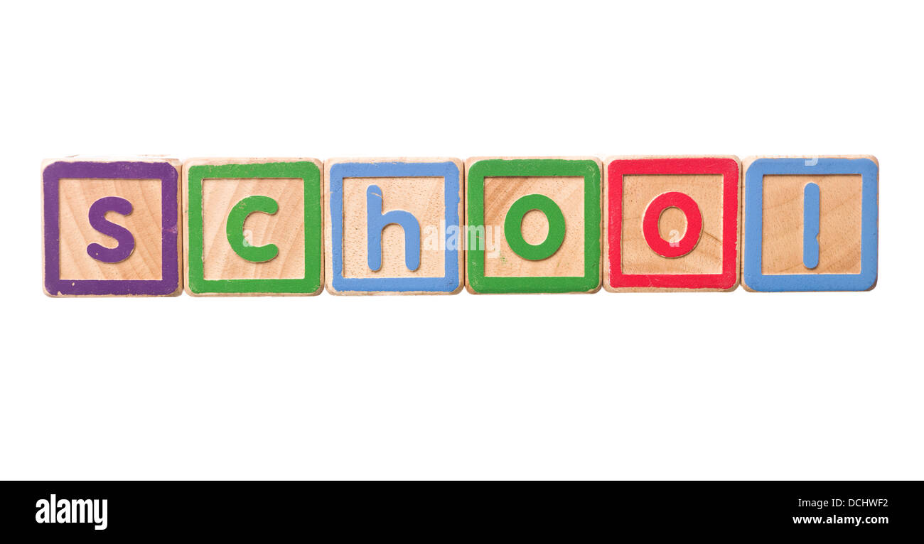 Built text on red Cut Out Stock Images & Pictures - Alamy