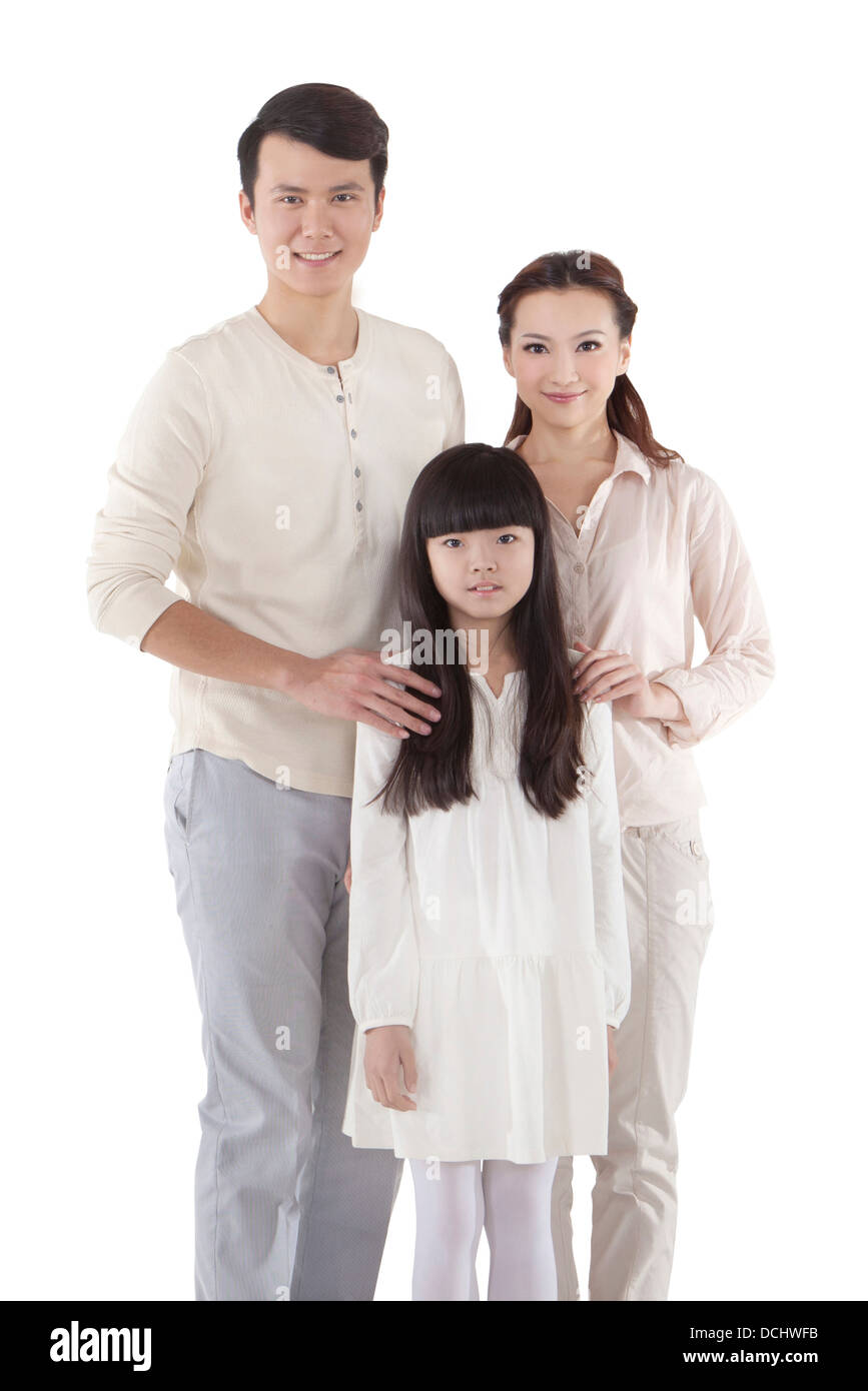 A family of three Stock Photo - Alamy