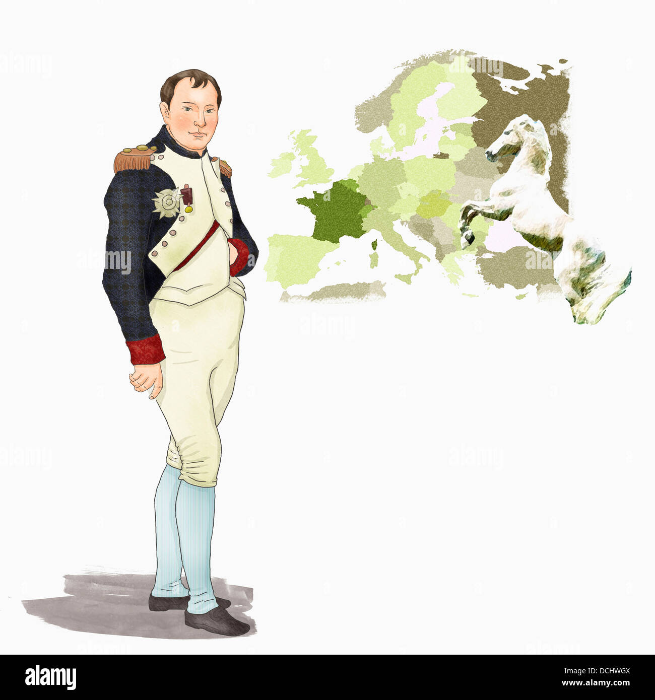 Napoleon uniform Cut Out Stock Images & Pictures - Alamy