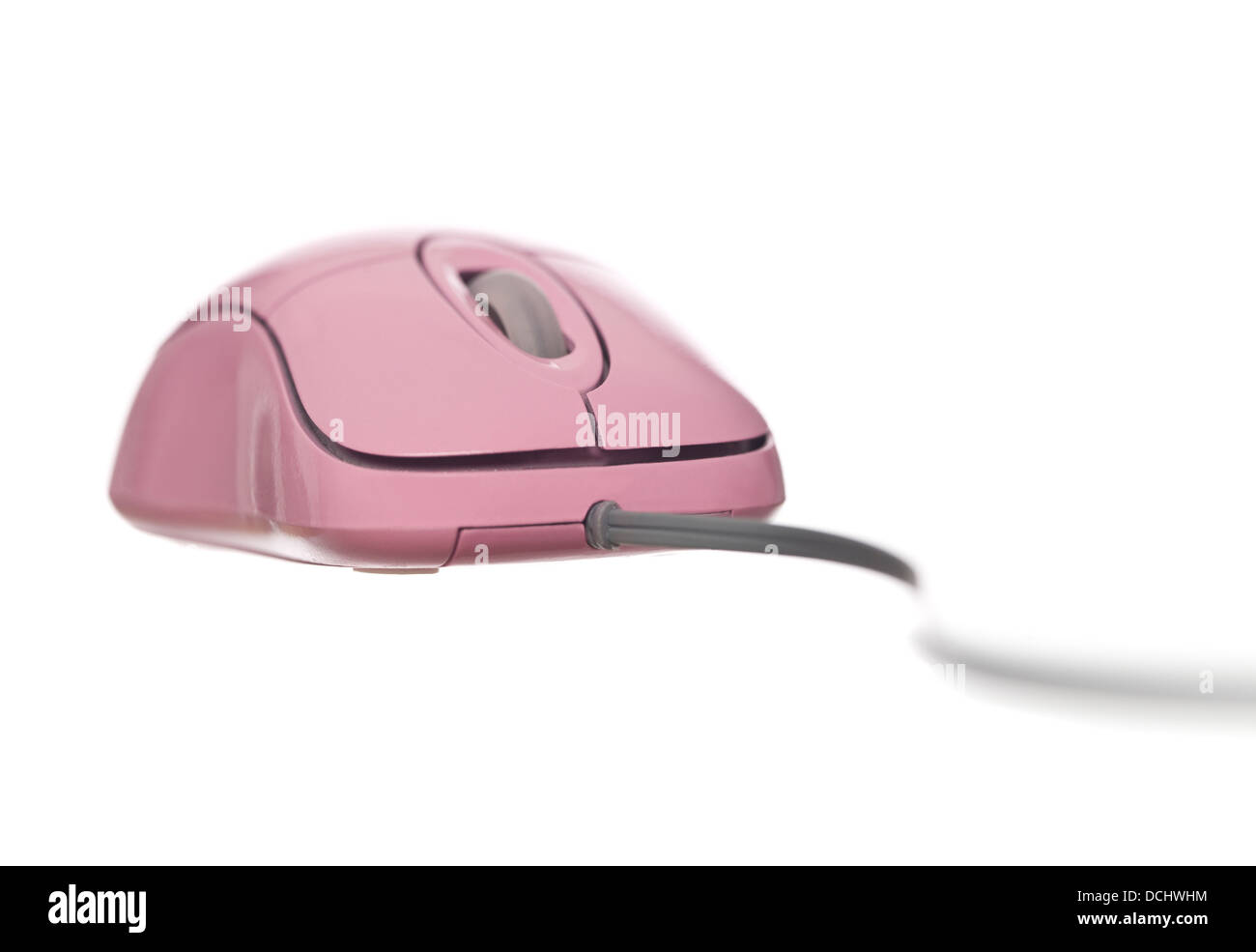 Pink Computer Mouse Stock Photo - Alamy