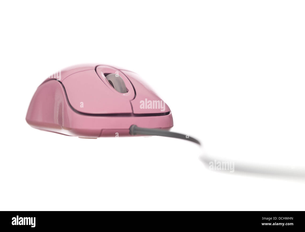 Pink Computer Mouse Stock Photo - Alamy