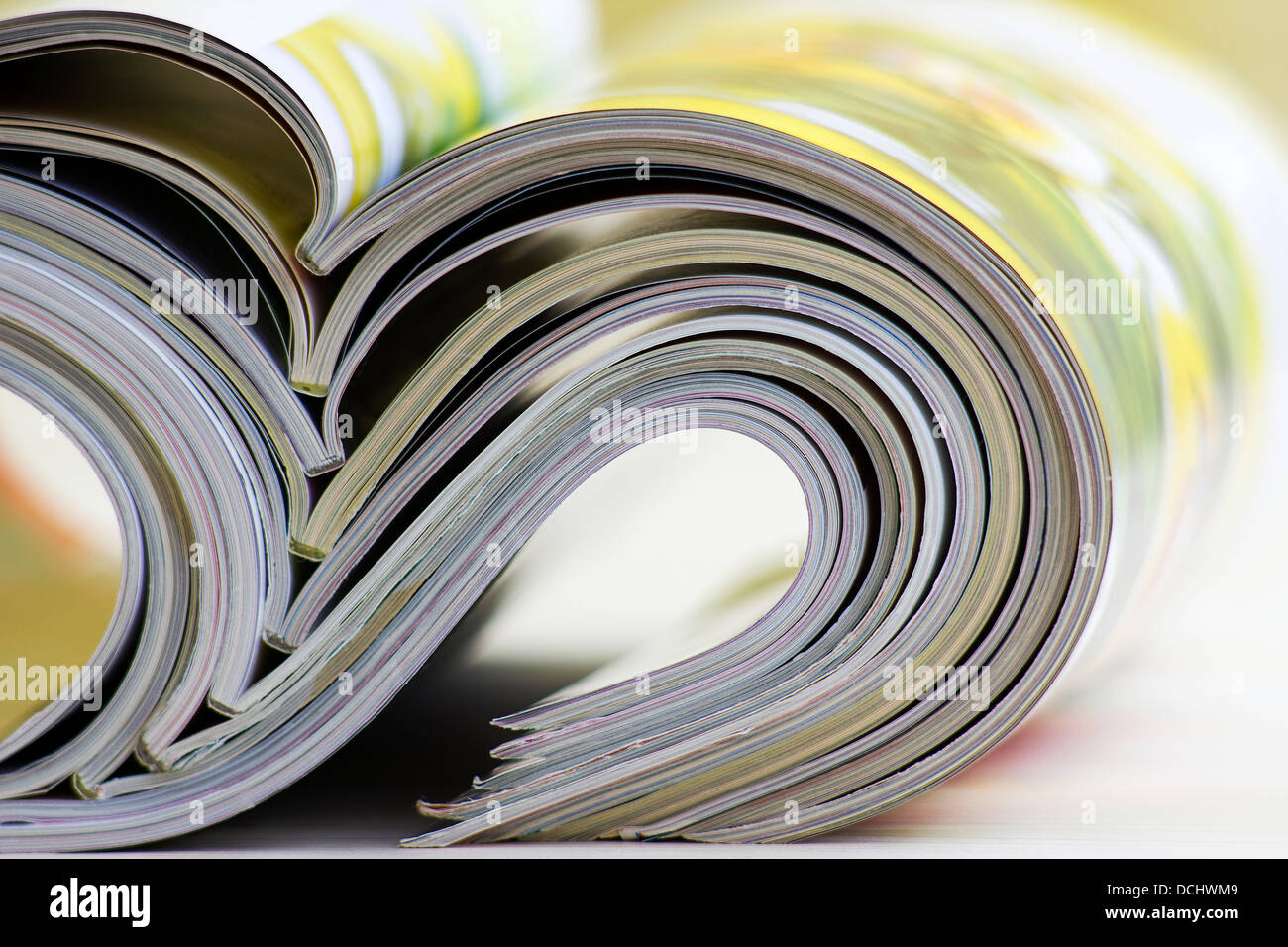 colorful newspapers - relaxing time Stock Photo - Alamy