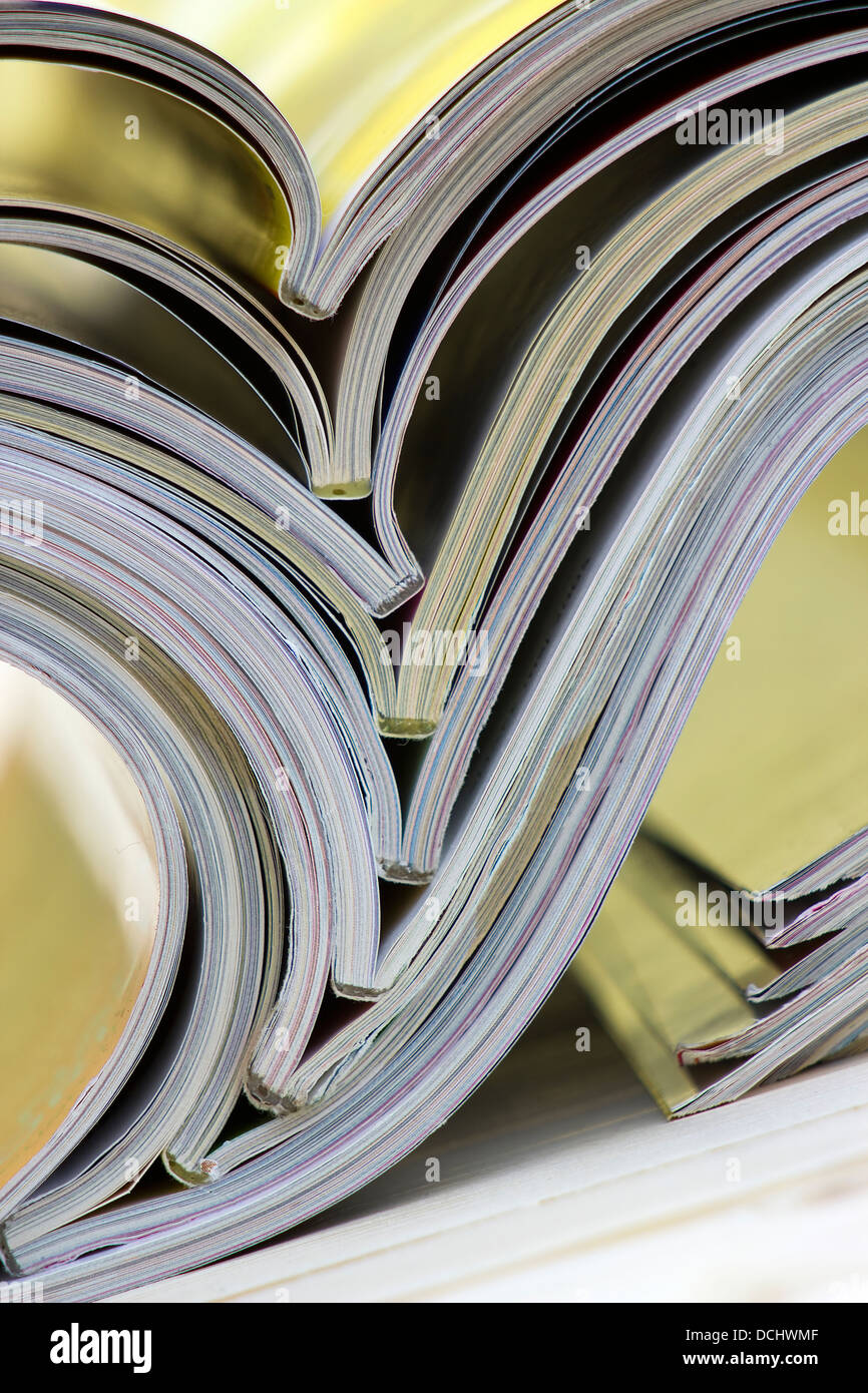 colorful newspapers - relaxing time Stock Photo - Alamy