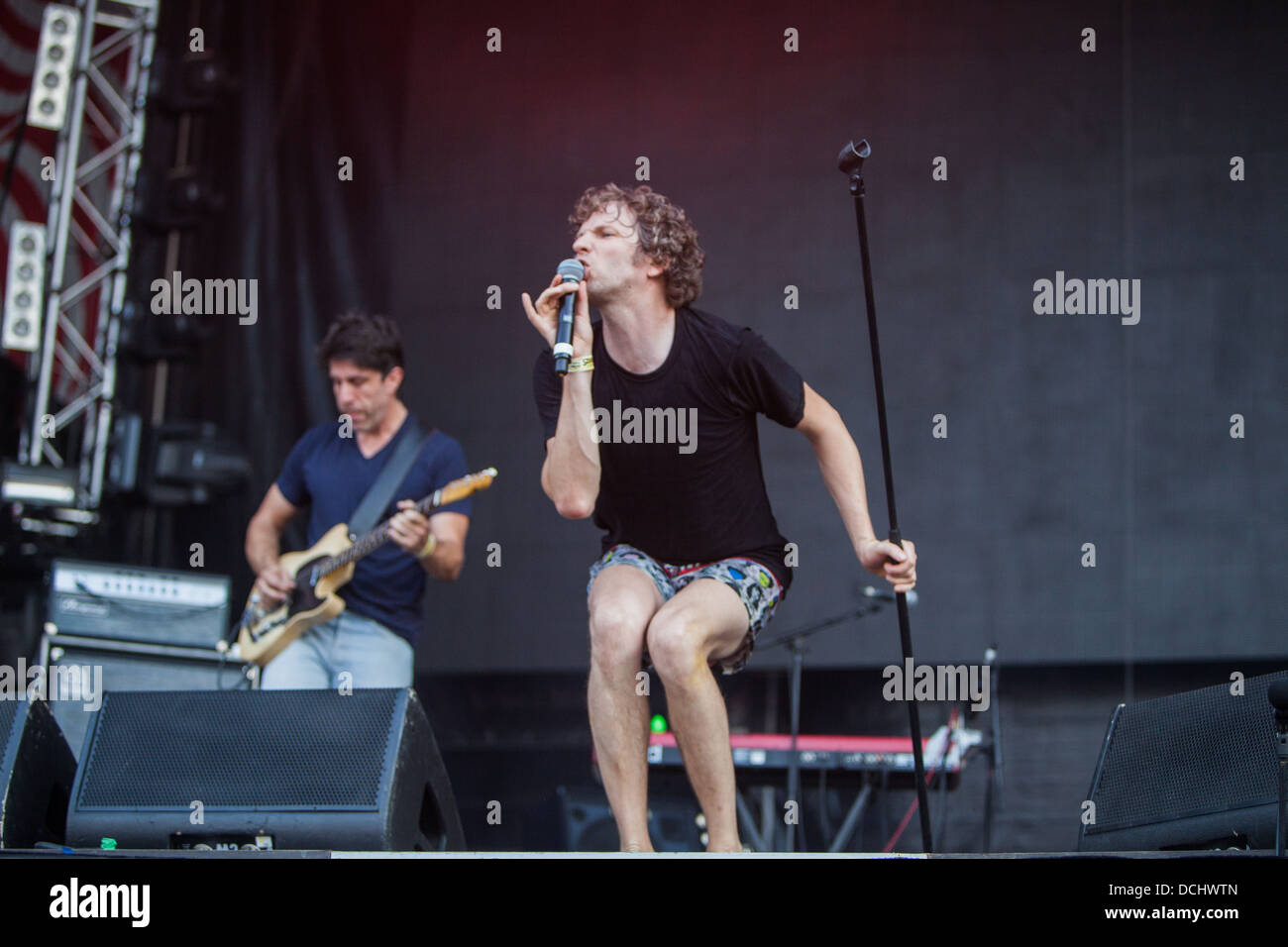 Chk Chk Chk) performs in Budapest Stock Photo - Alamy