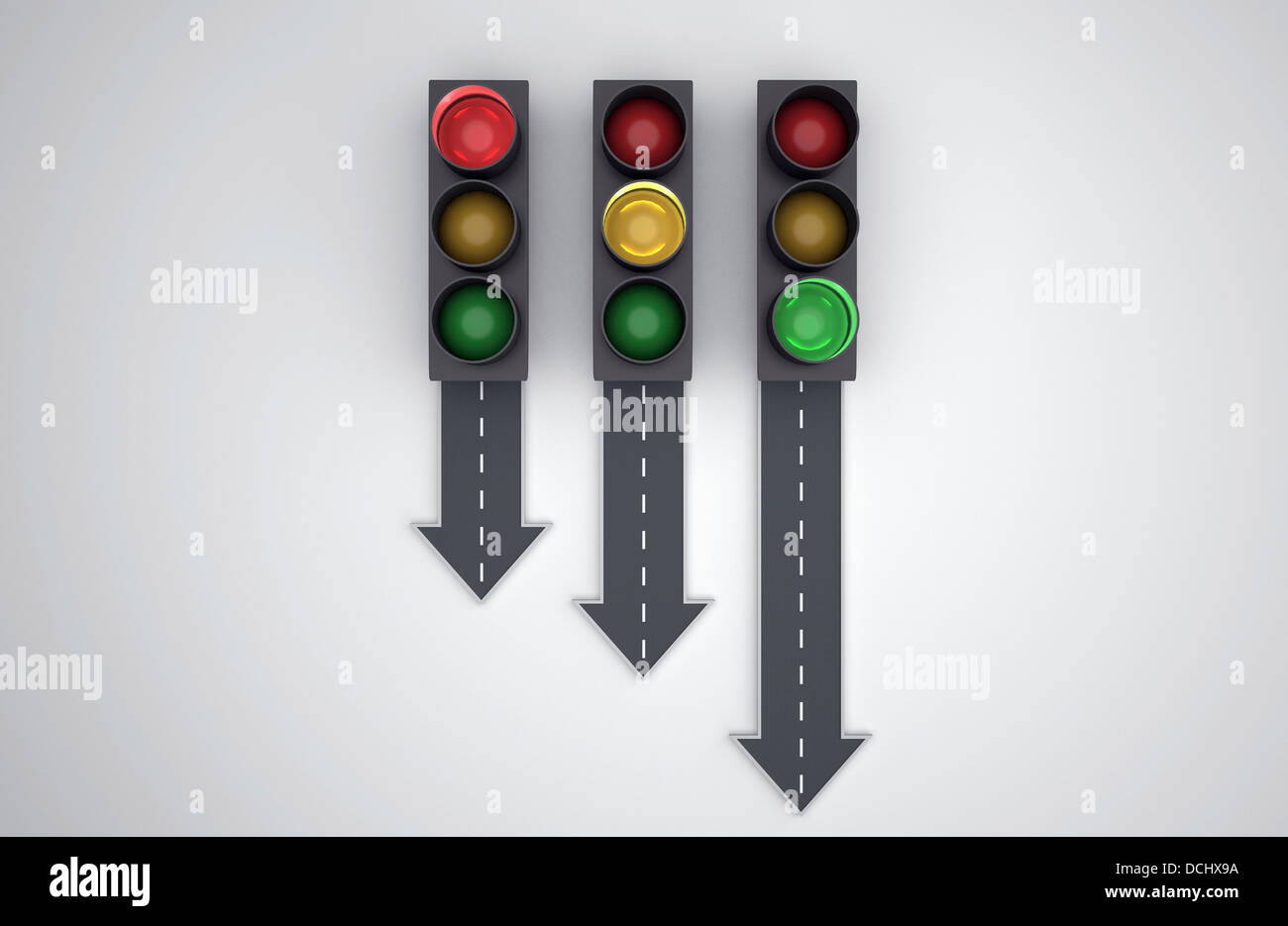 graphic illustration of a traffic lights Stock Photo - Alamy