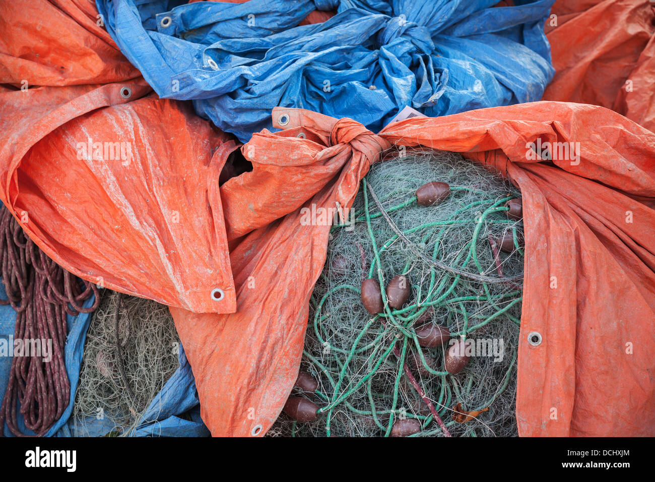 Industrial fishing boat nets hi-res stock photography and images - Alamy