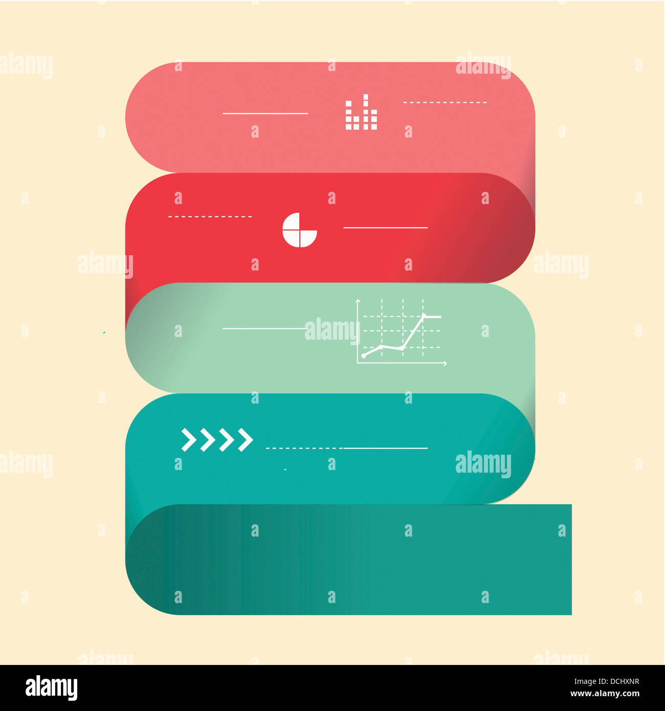 an illustration of different charts Stock Photo - Alamy