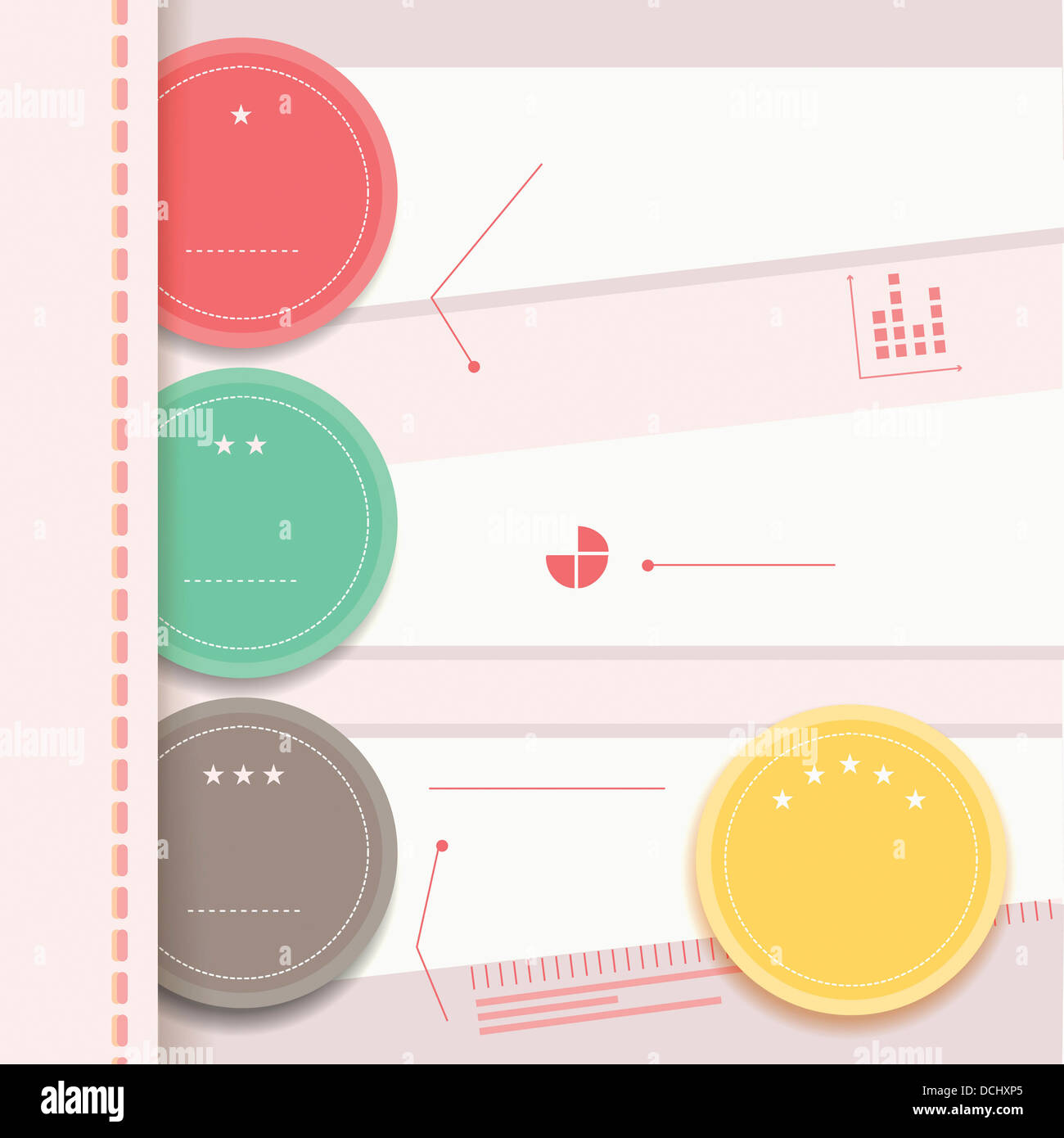 an illustration of different charts Stock Photo - Alamy