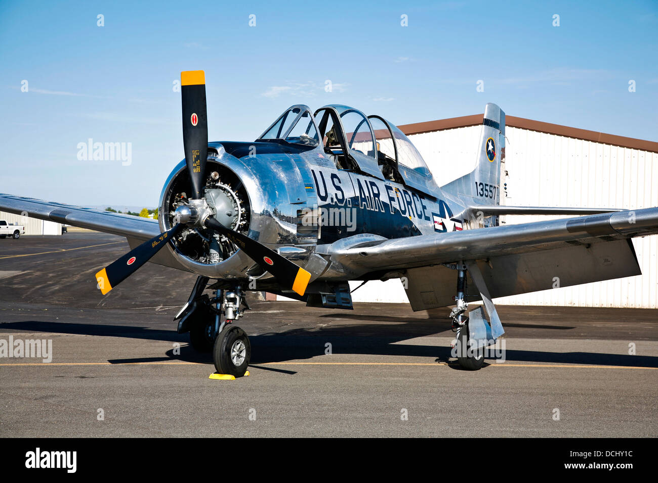 North American T-28 Trojan on display at the Warhawk Air Museum, Nampa ...