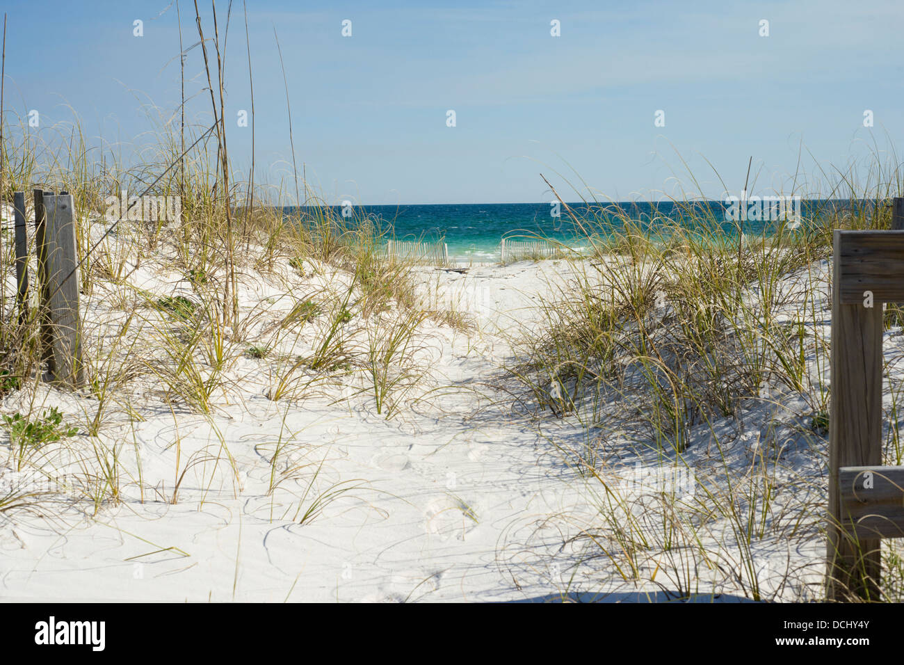 Beach Path near Pensacola Beach, Florida Stock Photo - Alamy