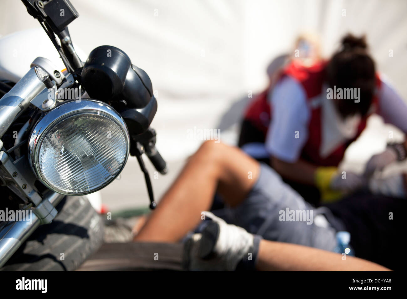 Paramedic motorbike hi-res stock photography and images - Alamy