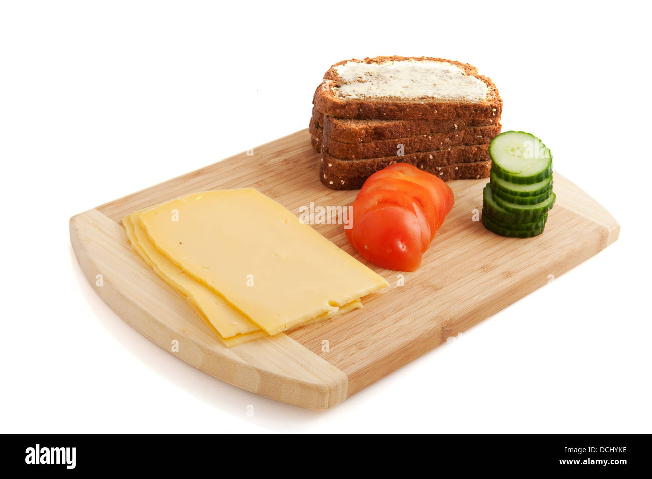 Healthy lunch whole meal Cut Out Stock Images & Pictures - Alamy