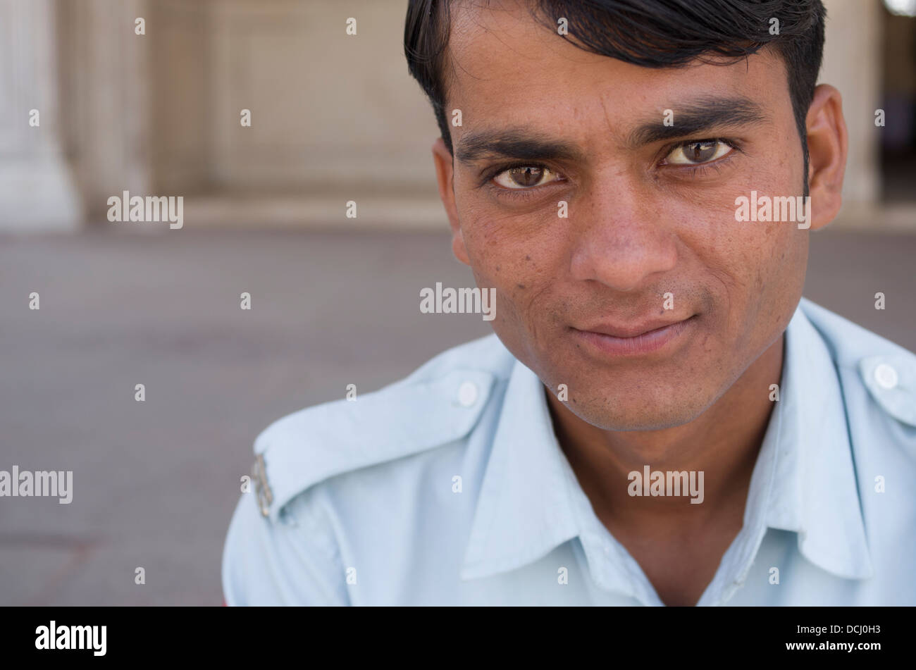 Indian security guard hi-res stock photography and images - Alamy