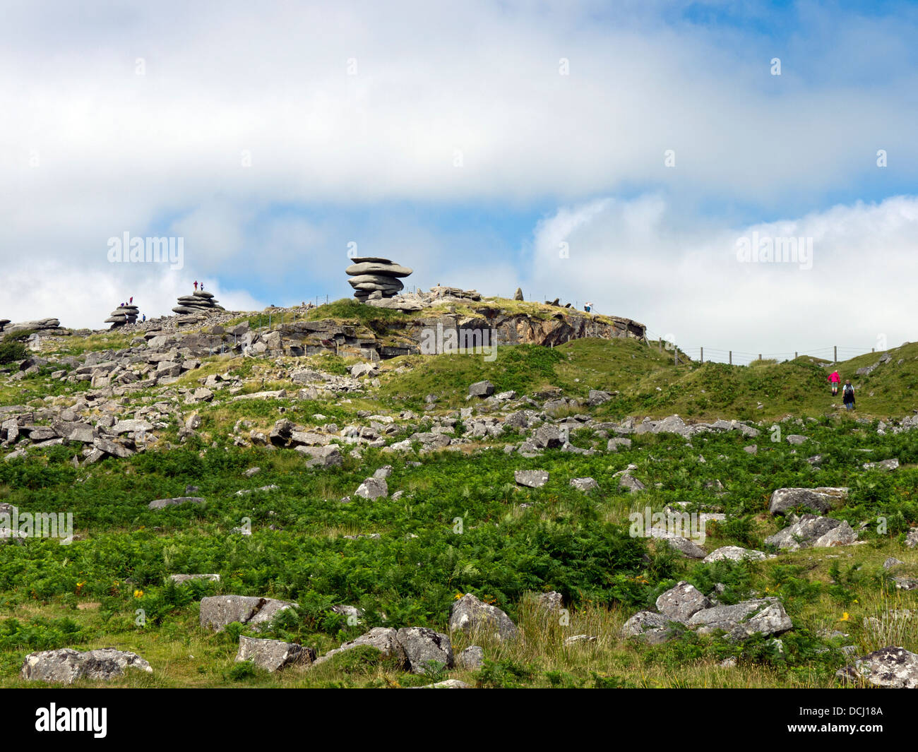 The Cheesewring at Minions, on Bodmin Moor, Cornwall Stock Photo - Alamy