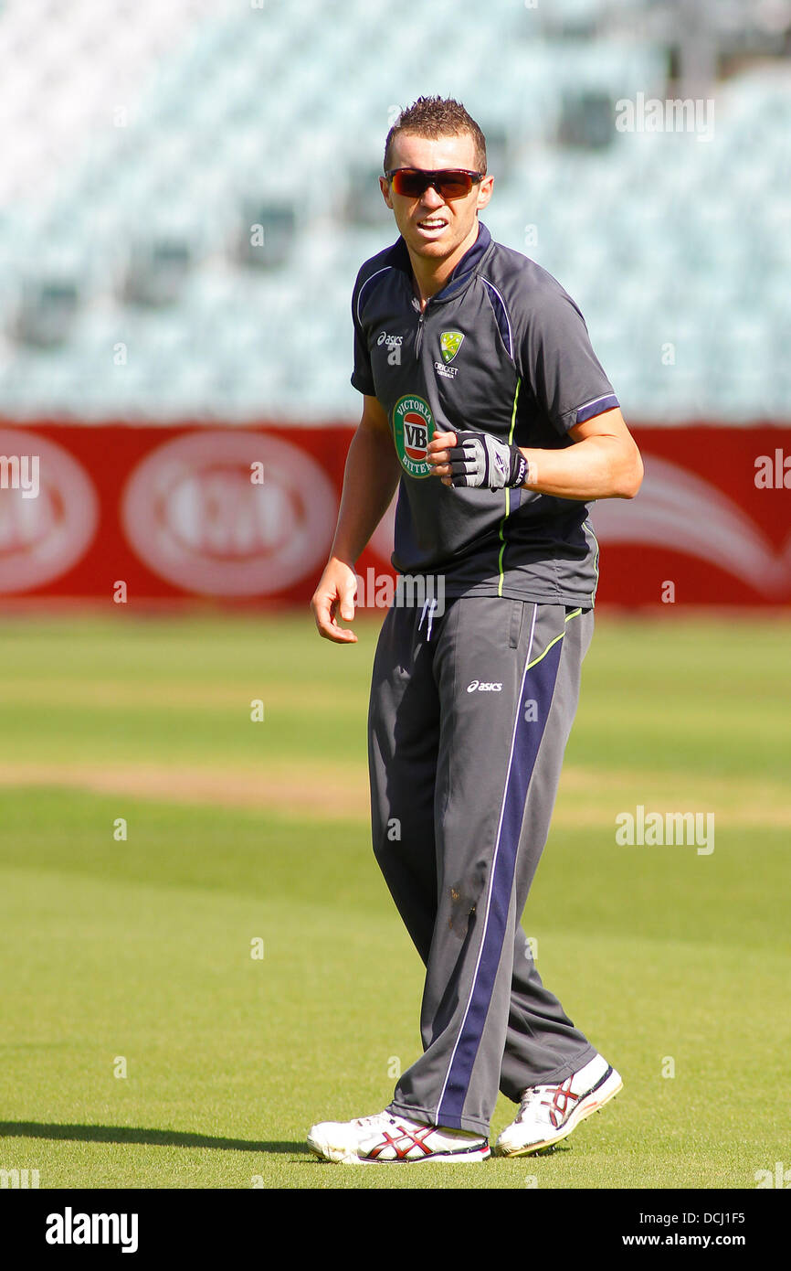 LONDON, ENGLAND - August 19: Peter Siddle during the official training ...