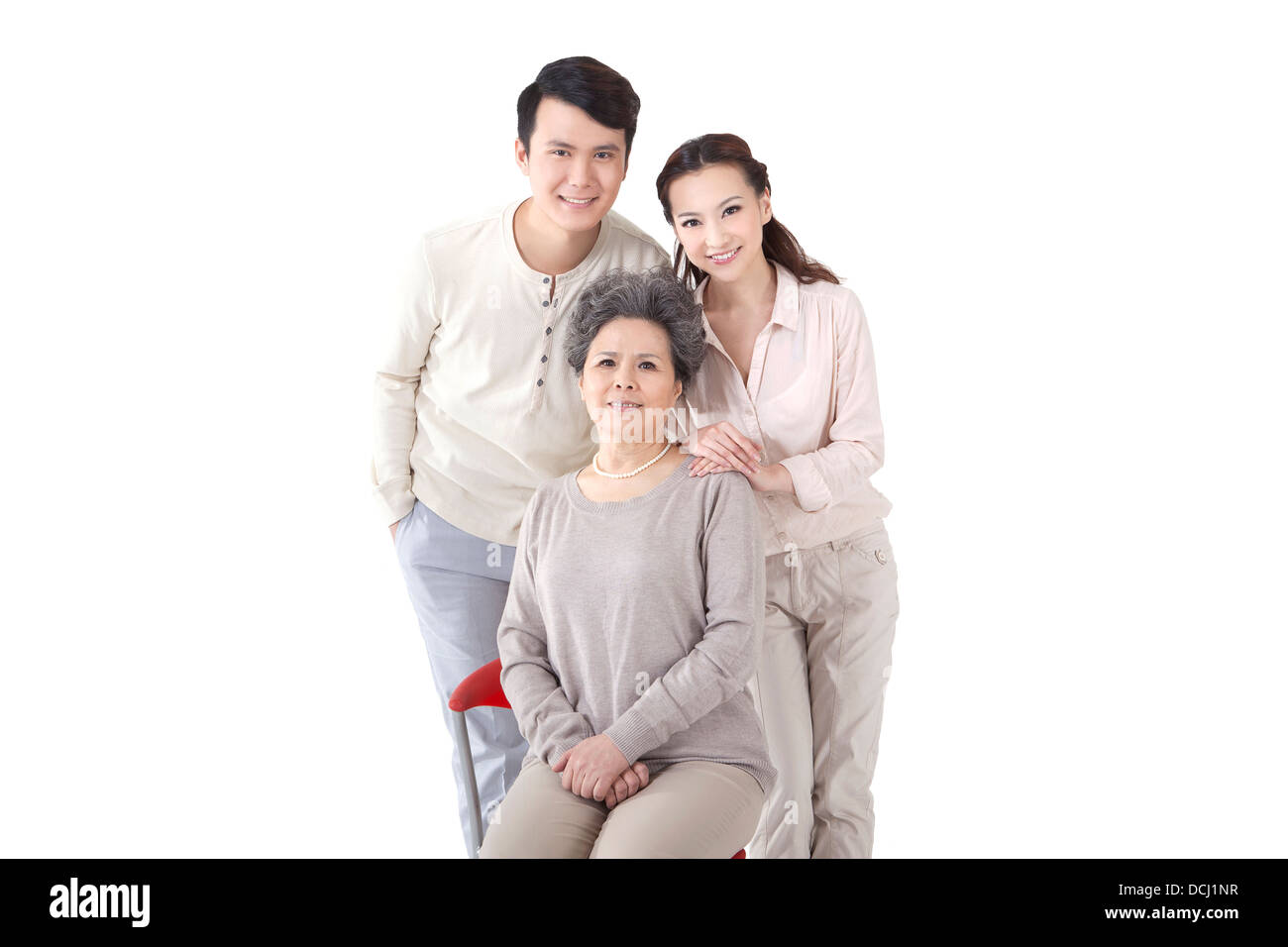 The Oriental family Stock Photo - Alamy