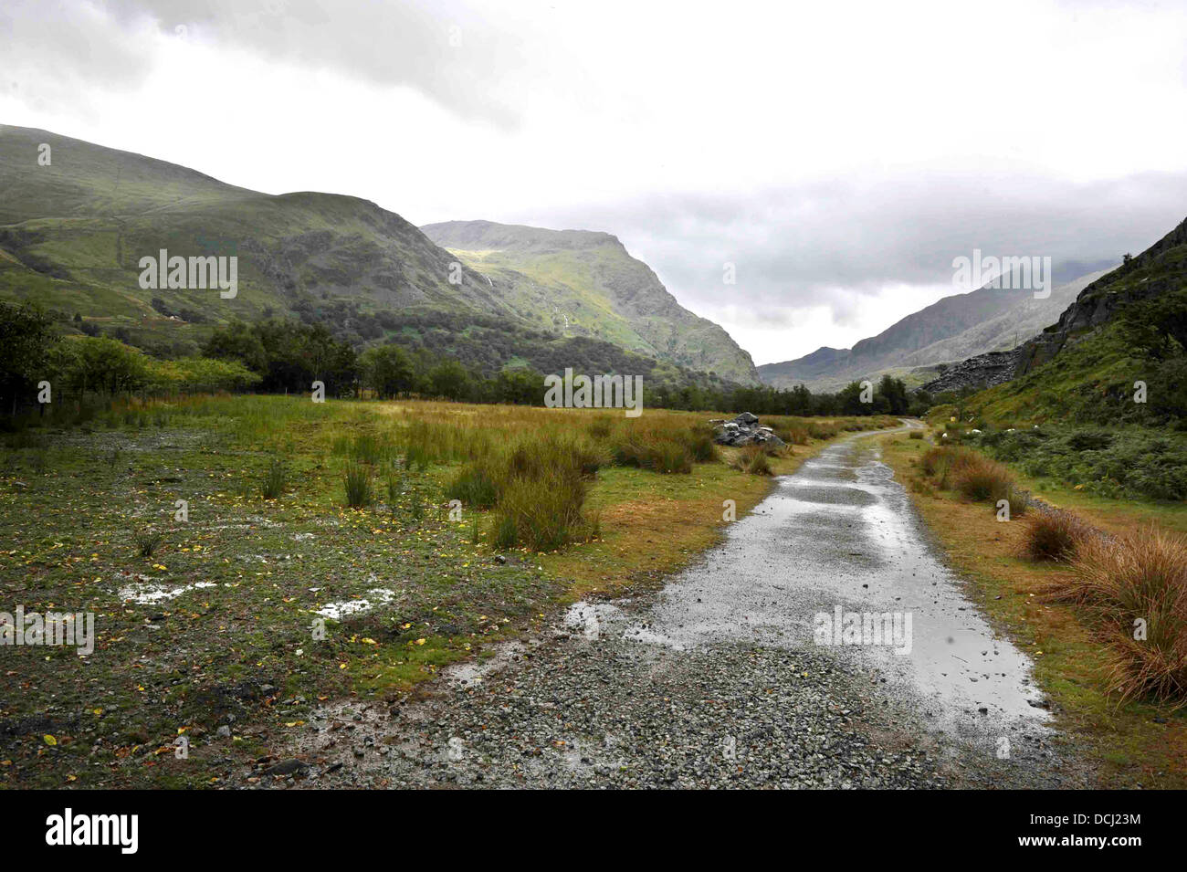 Pass of Llanberis, Snowdonia Stock Photo - Alamy