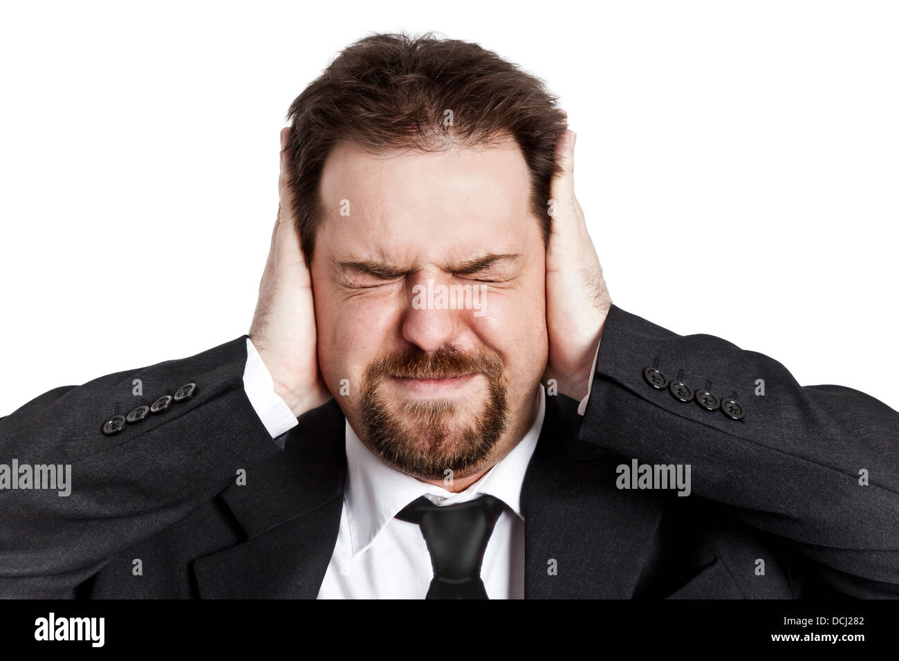 stressed young man Stock Photo - Alamy