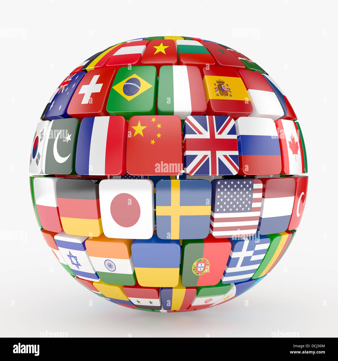 3d World Flags Globe