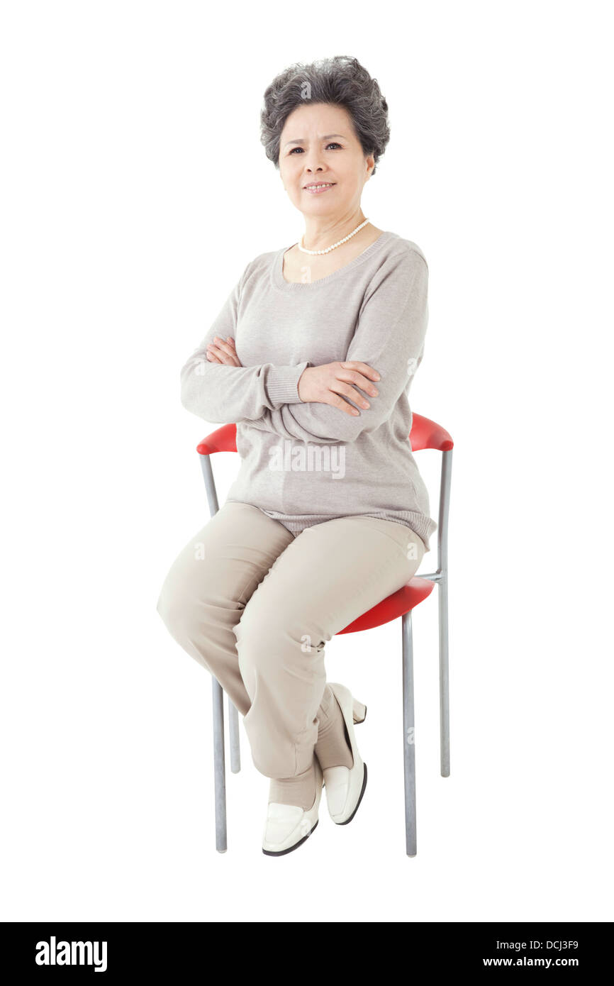 The old woman portrait Stock Photo - Alamy