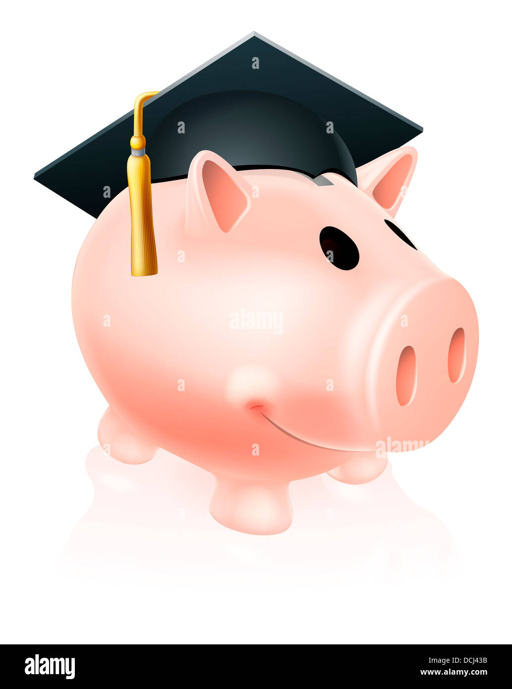Saving money education Cut Out Stock Images & Pictures - Alamy